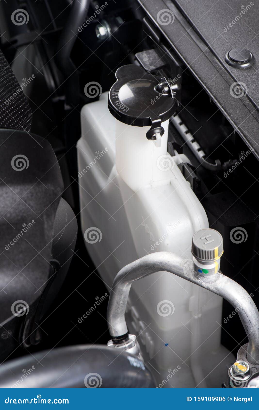 Car coolant system stock photo. Image of auto, detail - 159109906