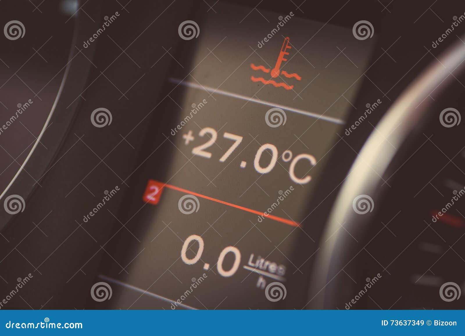 Car coolant warning stock image. Image of hazard, sign - 73637349