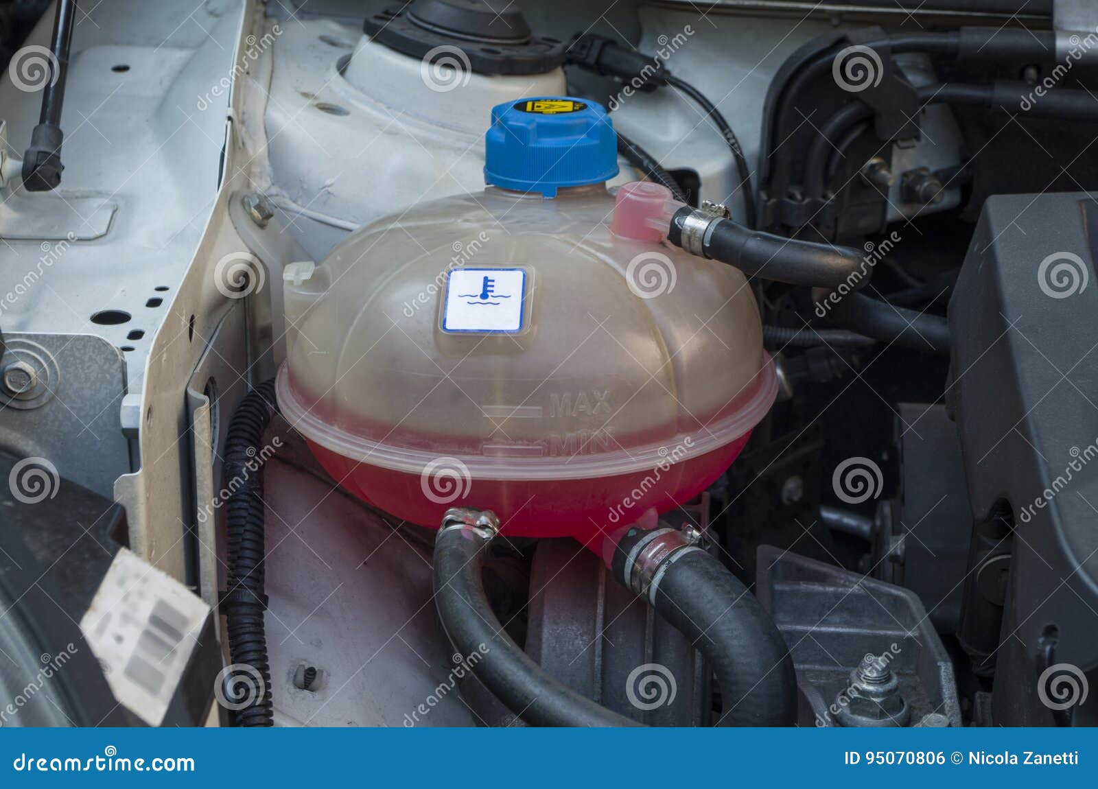Car cooling system stock photo. Image of white, system - 95070806