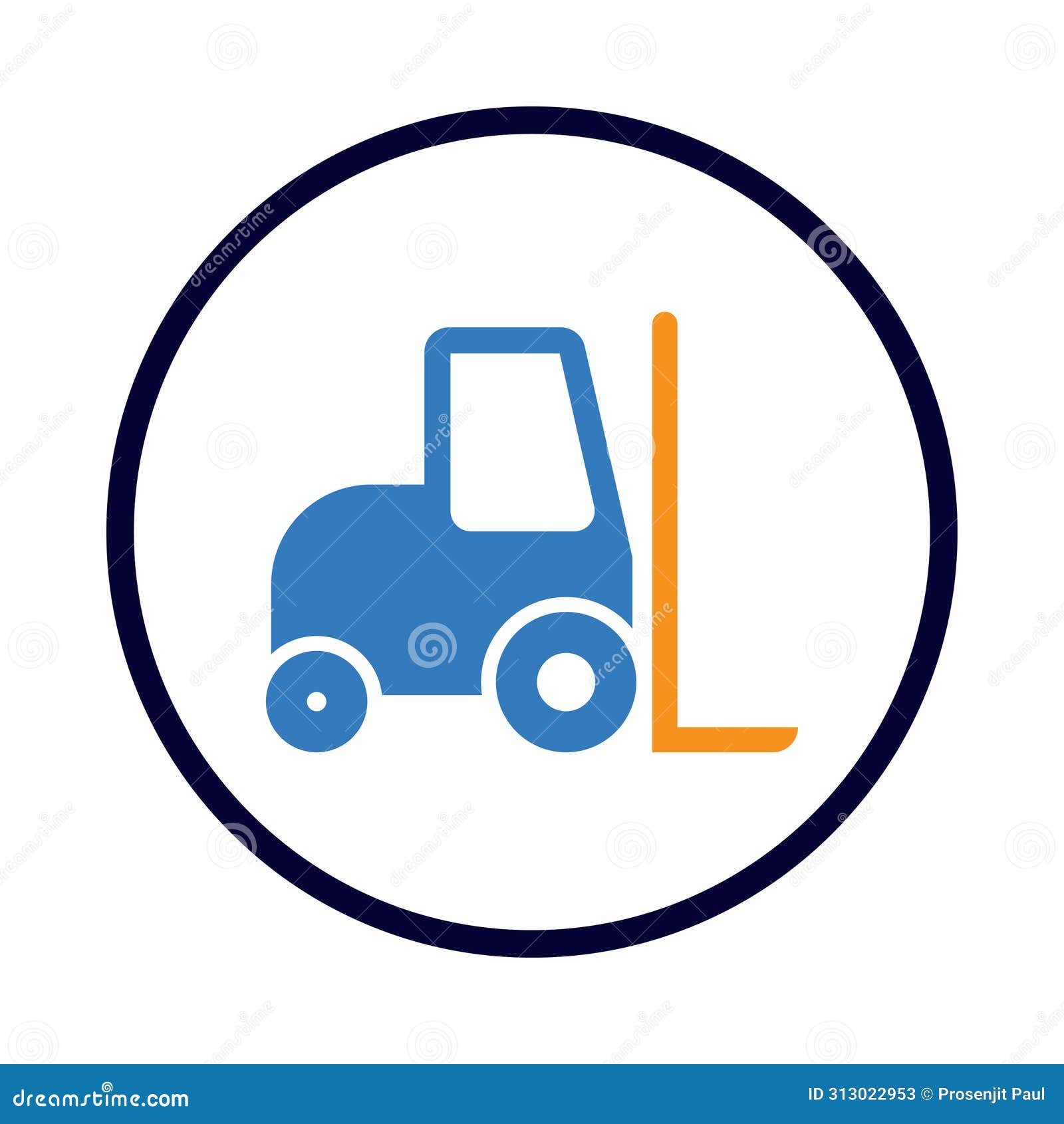 Car, crane, forklift icon stock vector. Illustration of forklift ...