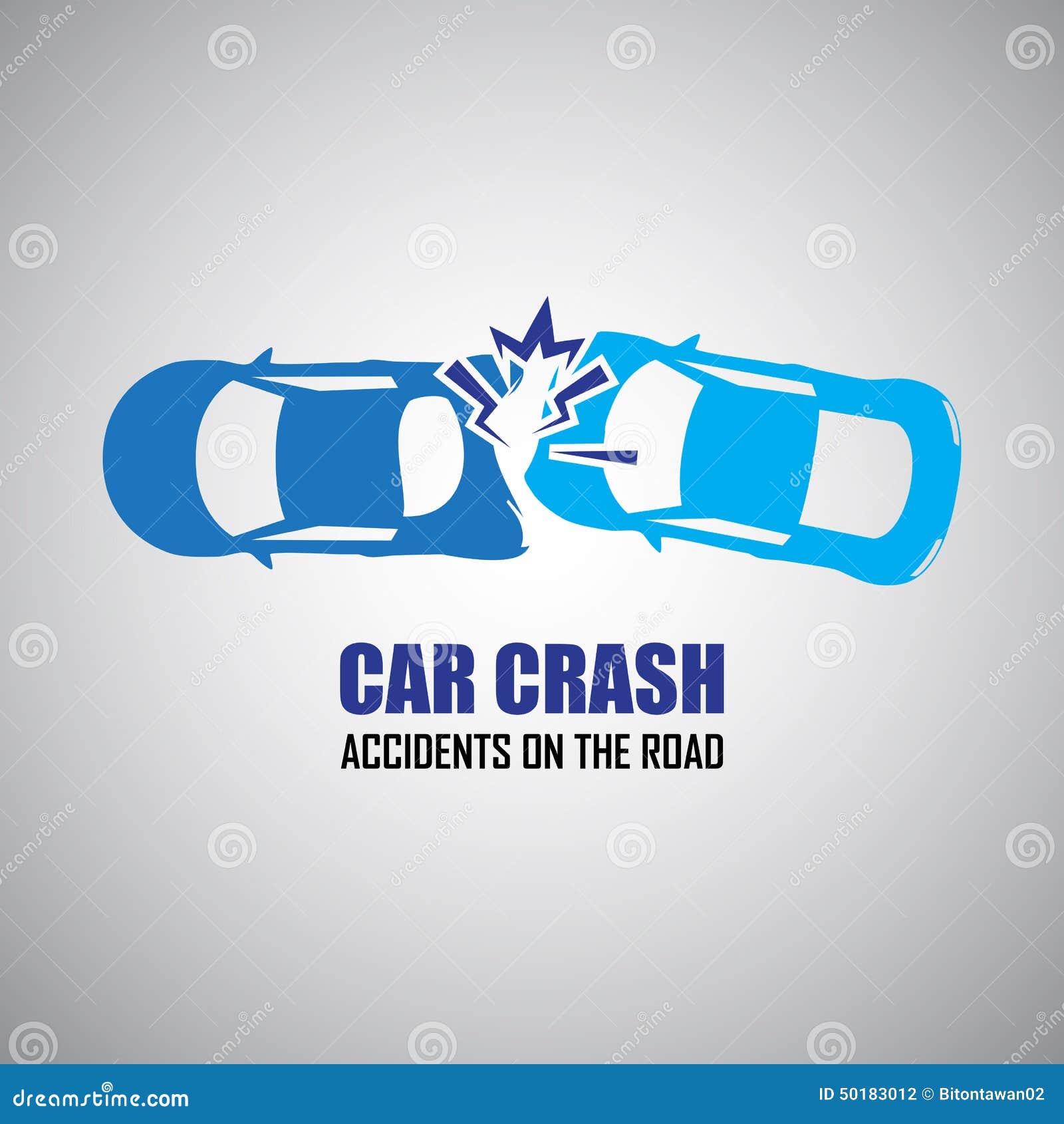 Car Crash and Accidents Icons Stock Vector - Illustration of design ...