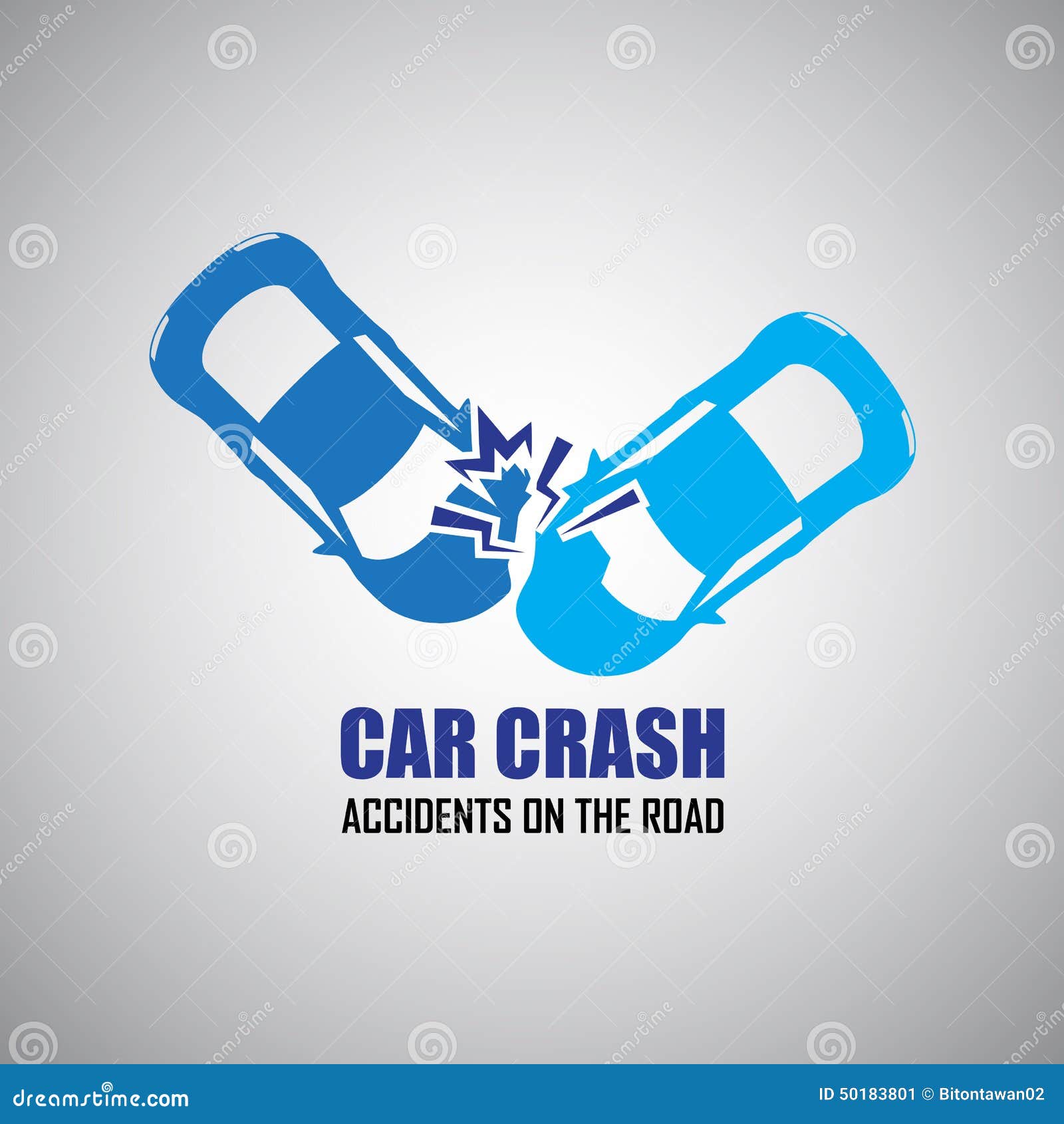 Car Crash and Accidents Icons Stock Vector - Illustration of driving ...
