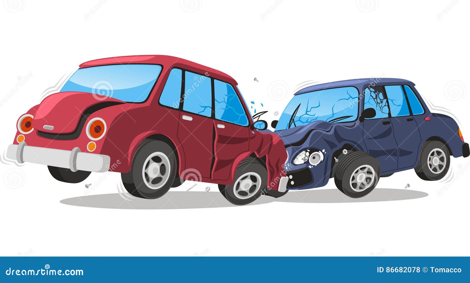 Car crash stock illustration. Illustration of failure - 86682078