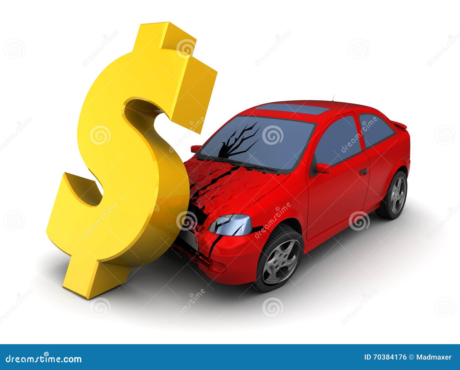 Car crash stock illustration. Illustration of collision - 70384176