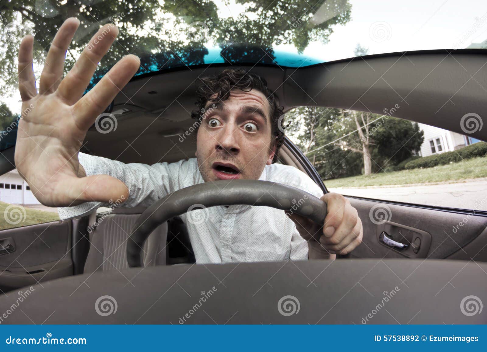 Car Crash Face stock photo. Image of road, accident, facial - 57538892