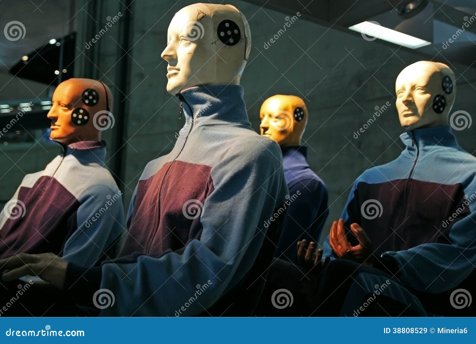 Man With Dummy Royalty-Free Stock Photo | CartoonDealer.com #7009701