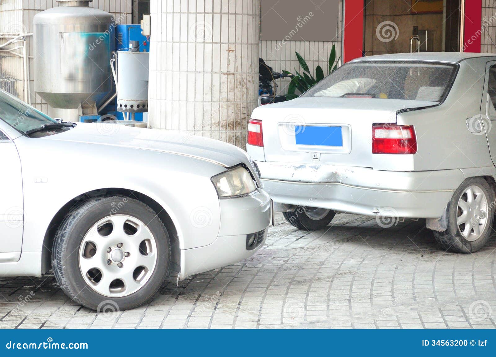 Underground Parking Accident