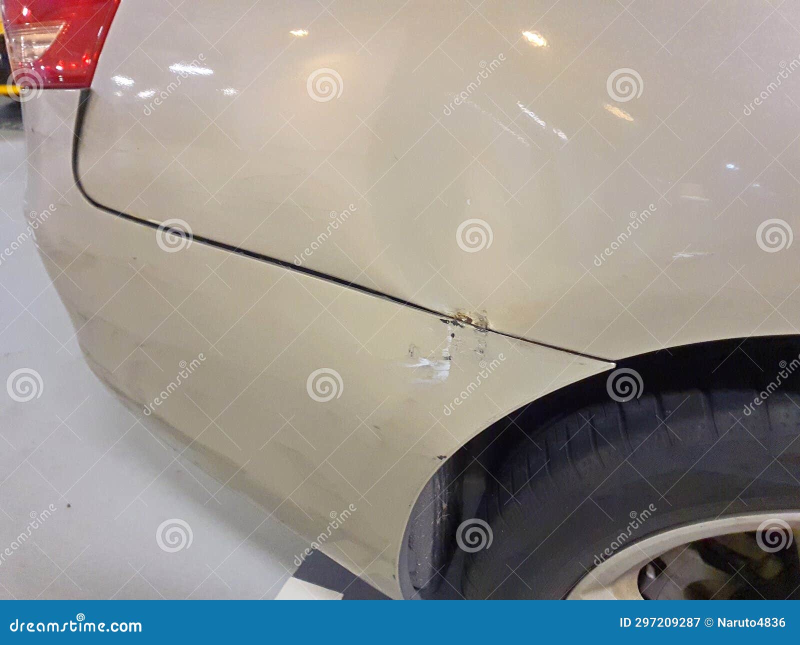 Car with damage stock image. Image of vehicle, accident - 297209287