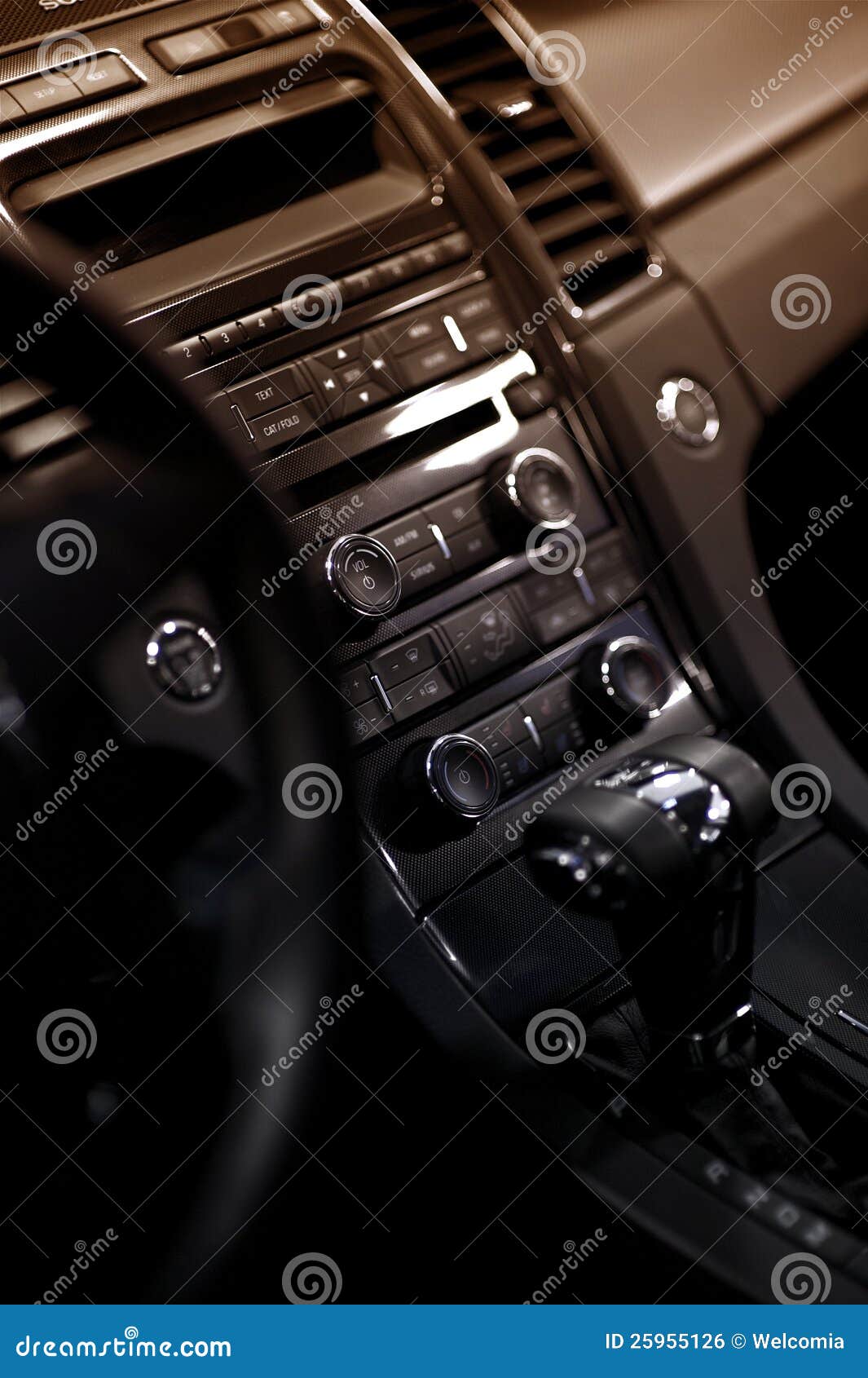 Car Dash stock photo. Image of category, multimedia, dashboard - 25955126