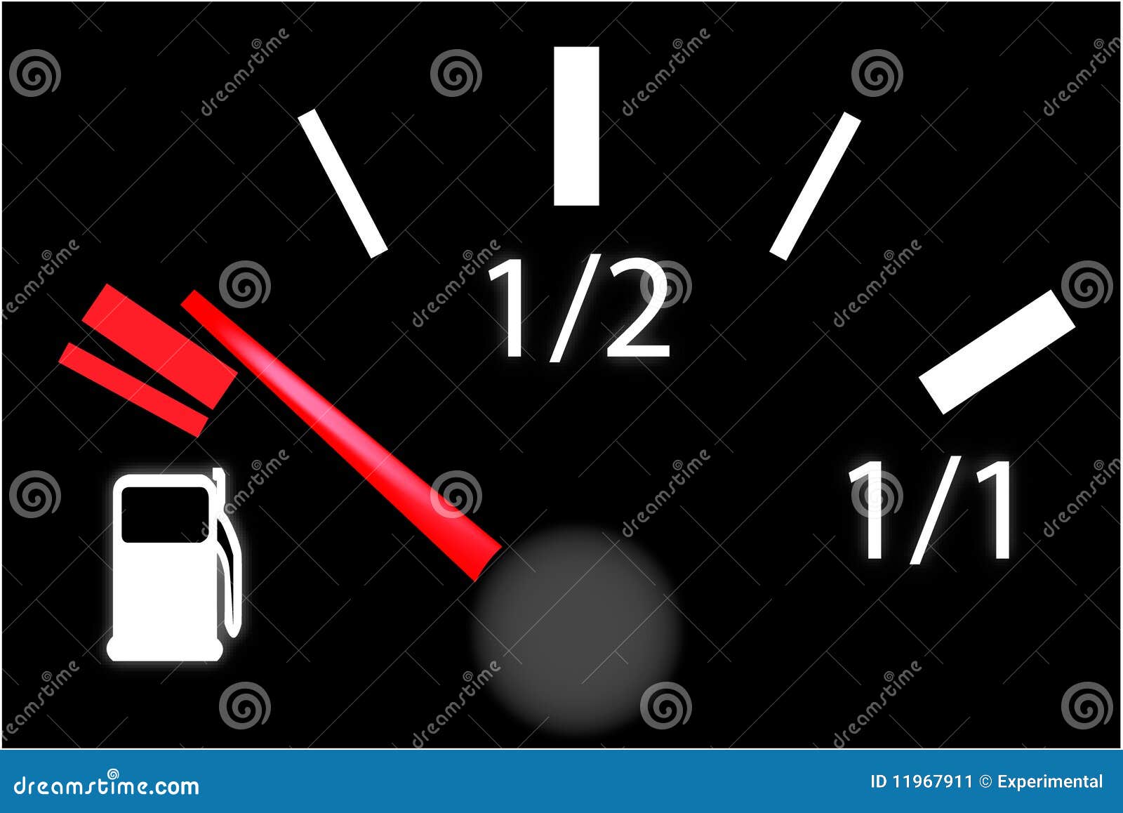 Petrol Meter, Fuel Gauge Vector Illustration | CartoonDealer.com #16975208