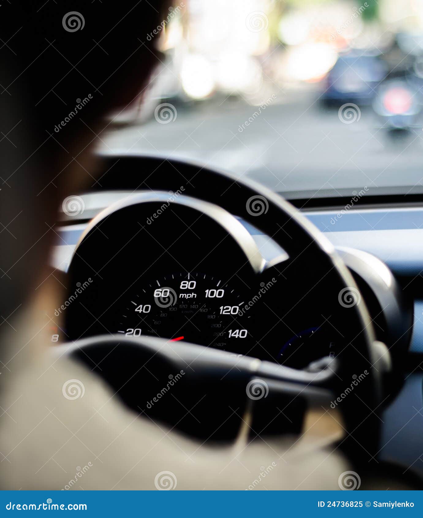 Car dashboard stock image. Image of panel, tachometer - 24736825