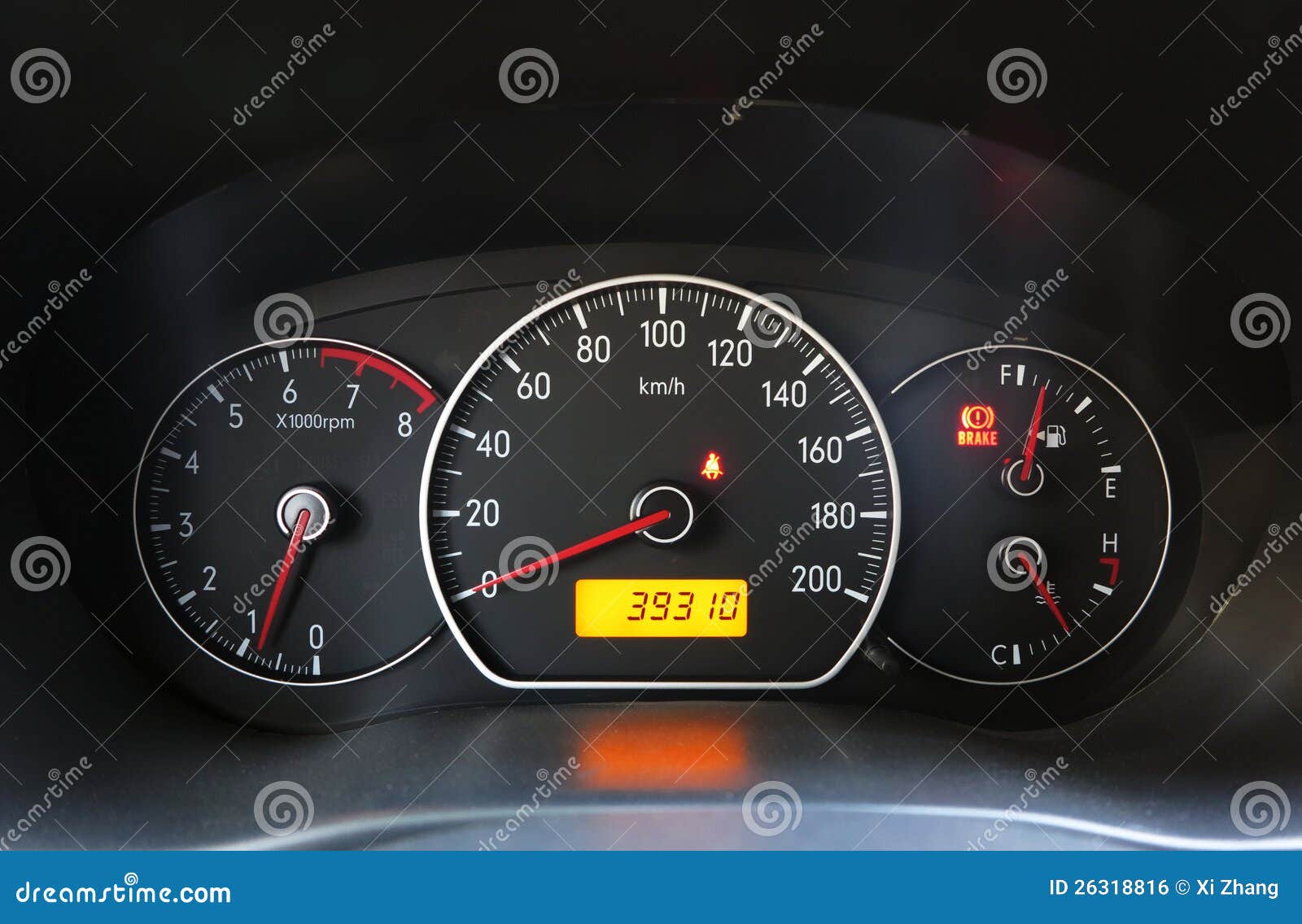 Car dashboard stock photo. Image of modern, meter, dashboard - 26318816
