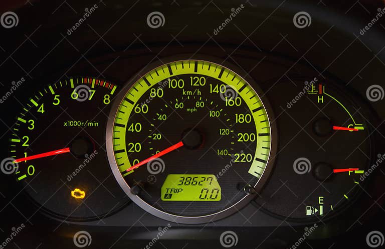 Car dashboard stock photo. Image of gauges, fuel, difficulty - 5389306
