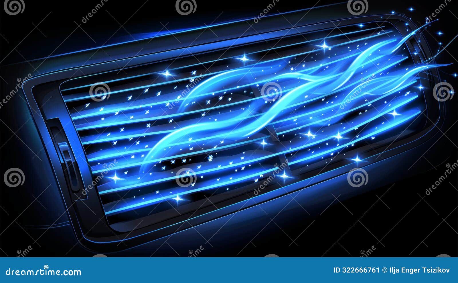 Car Dashboard Airflow Infographic Temperature, Vent Positions Air ...