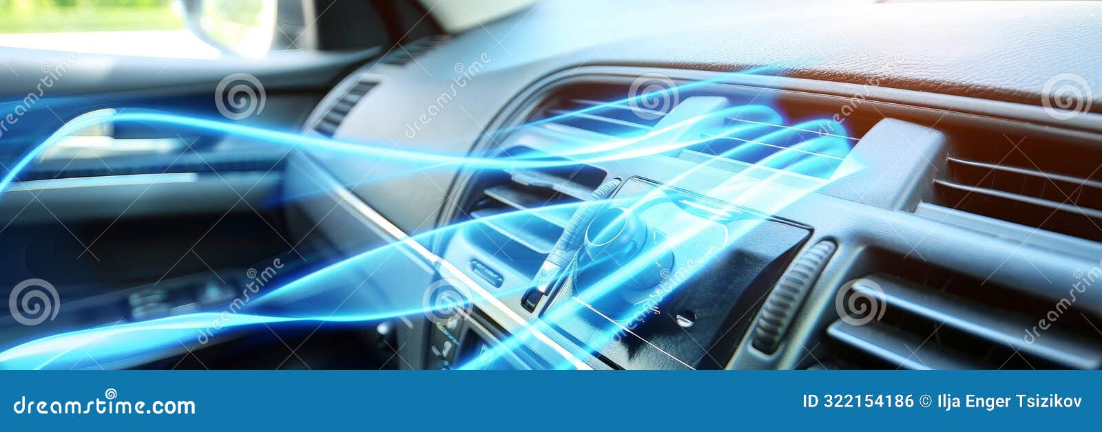 Car Dashboard Airflow Infographic Ac Direction, Temperature Control ...