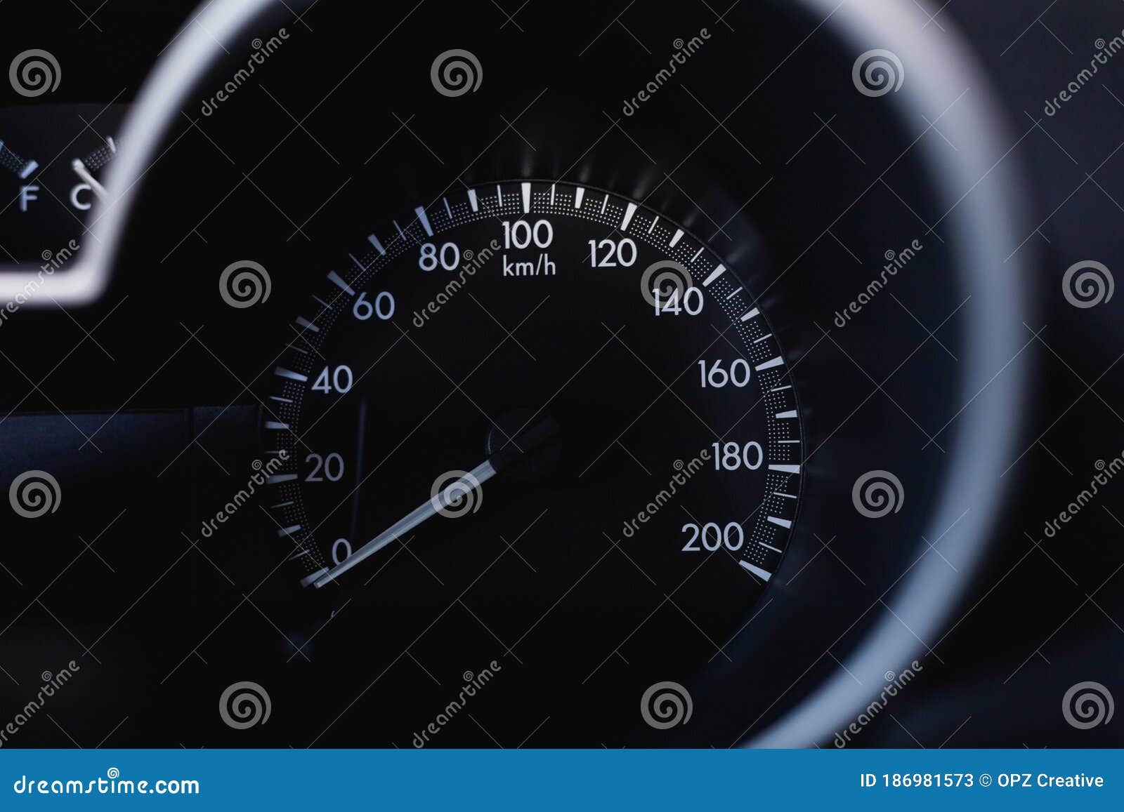 This Car Dashboard Auto Digital Fast Speed Meter Number Kilometer Km ...