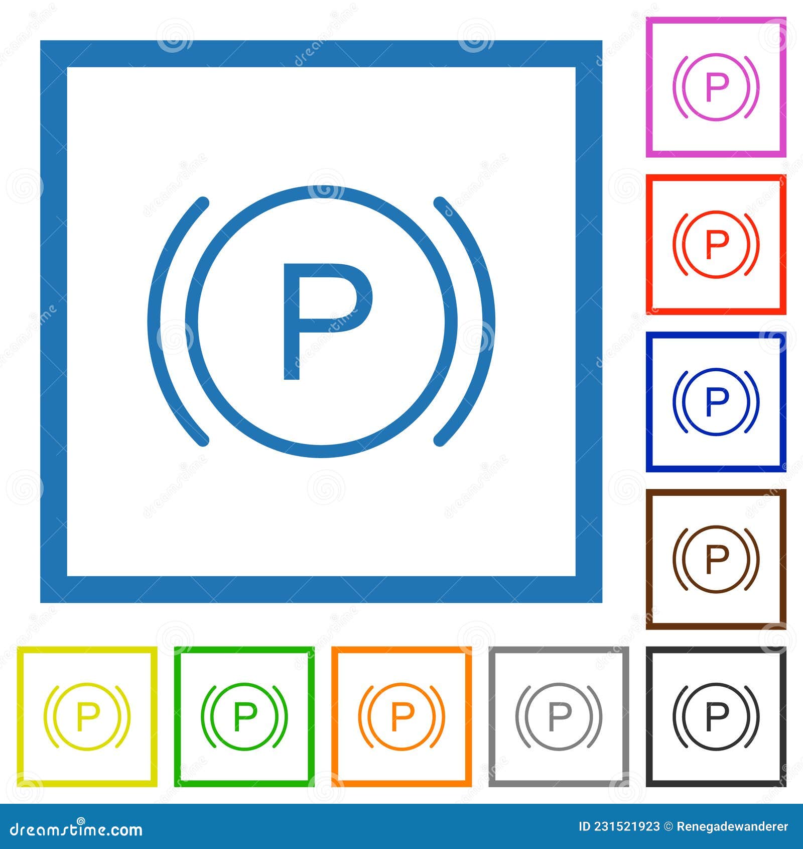 Car Dashboard Warning Lights Symbols. Warning Icon Signs. Vector ...