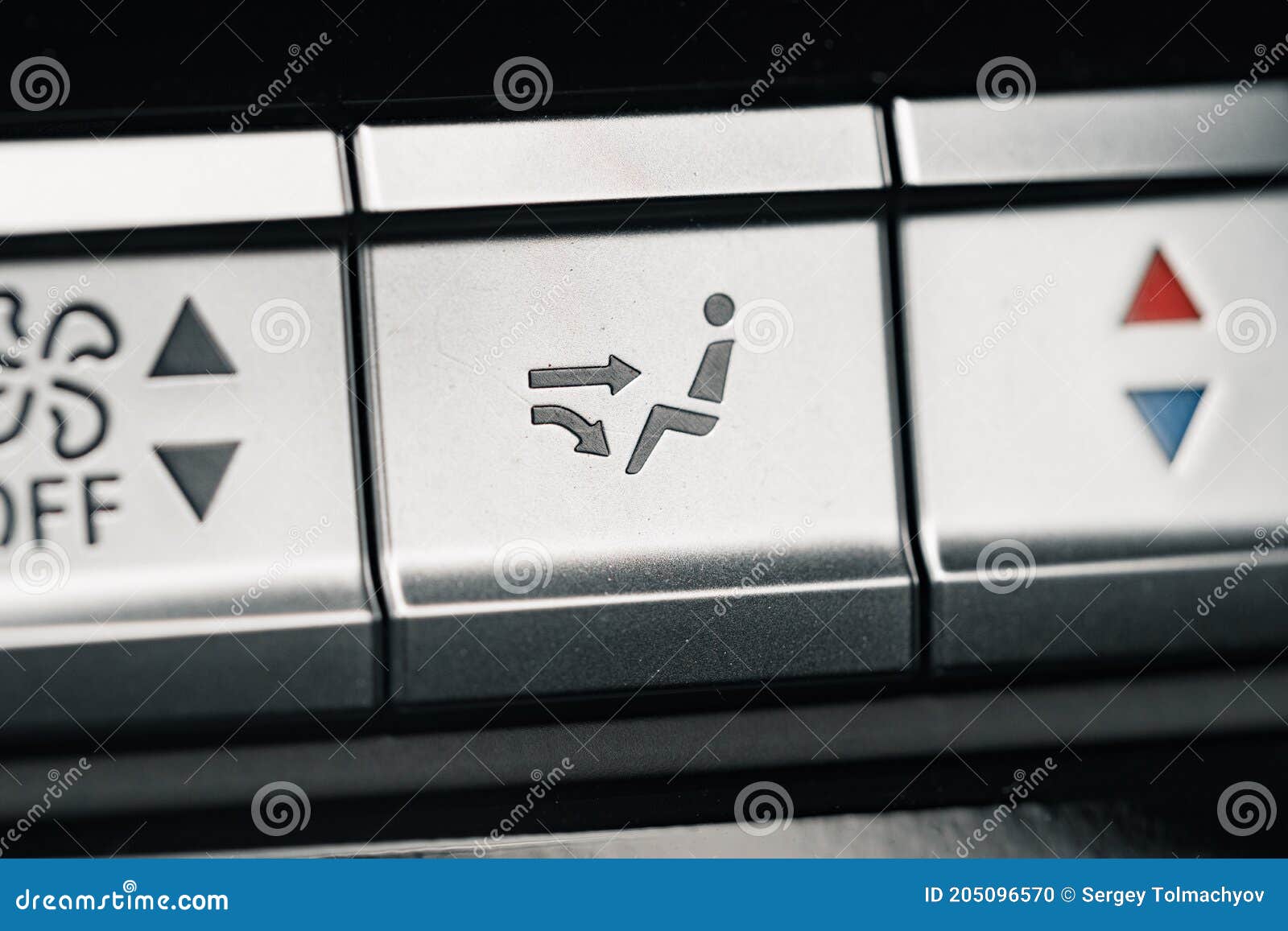 Car Dashboard Control Panel Buttons Close Up Stock Photo - Image of ...