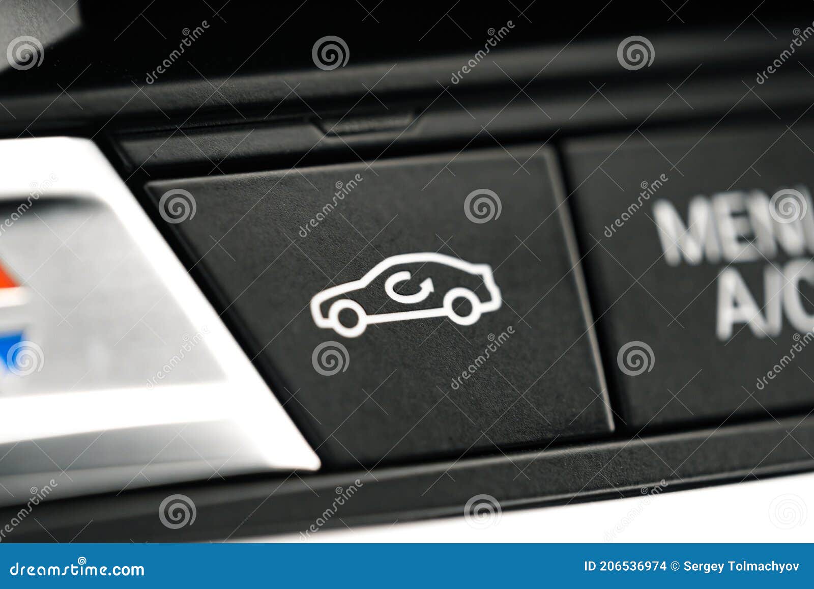 Car Dashboard Control Panel Buttons Close Up Stock Photo - Image of ...