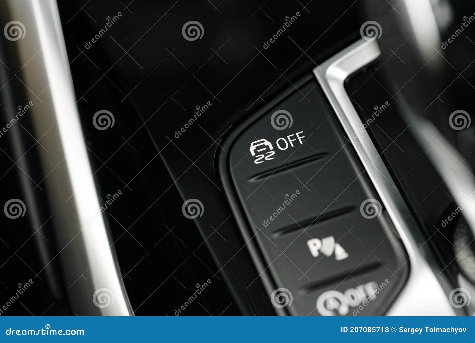 Car Dashboard Control Panel Buttons Close Up Stock Photo - Image of ...