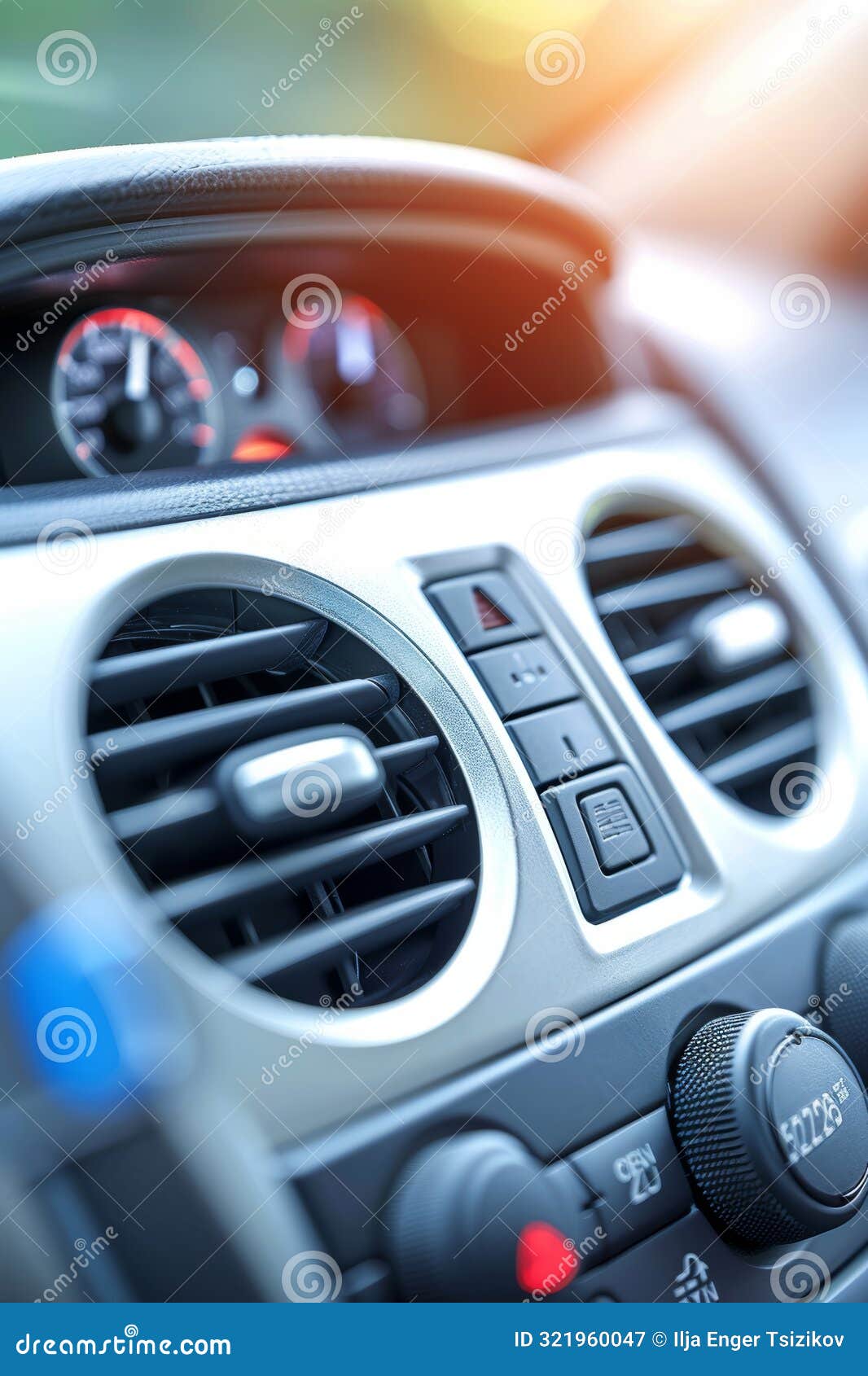 Car Dashboard Airflow Infographic Temperature, Vent Positions Air ...