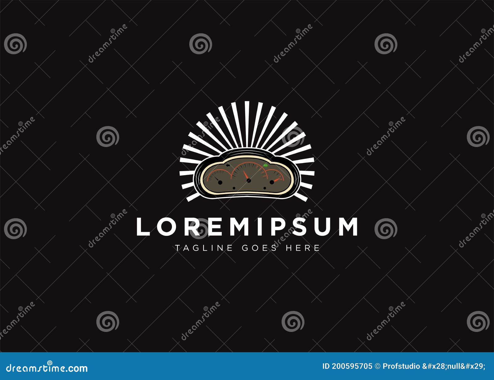 Car Dashboard Logo Design Inspiration Stock Vector - Illustration of ...