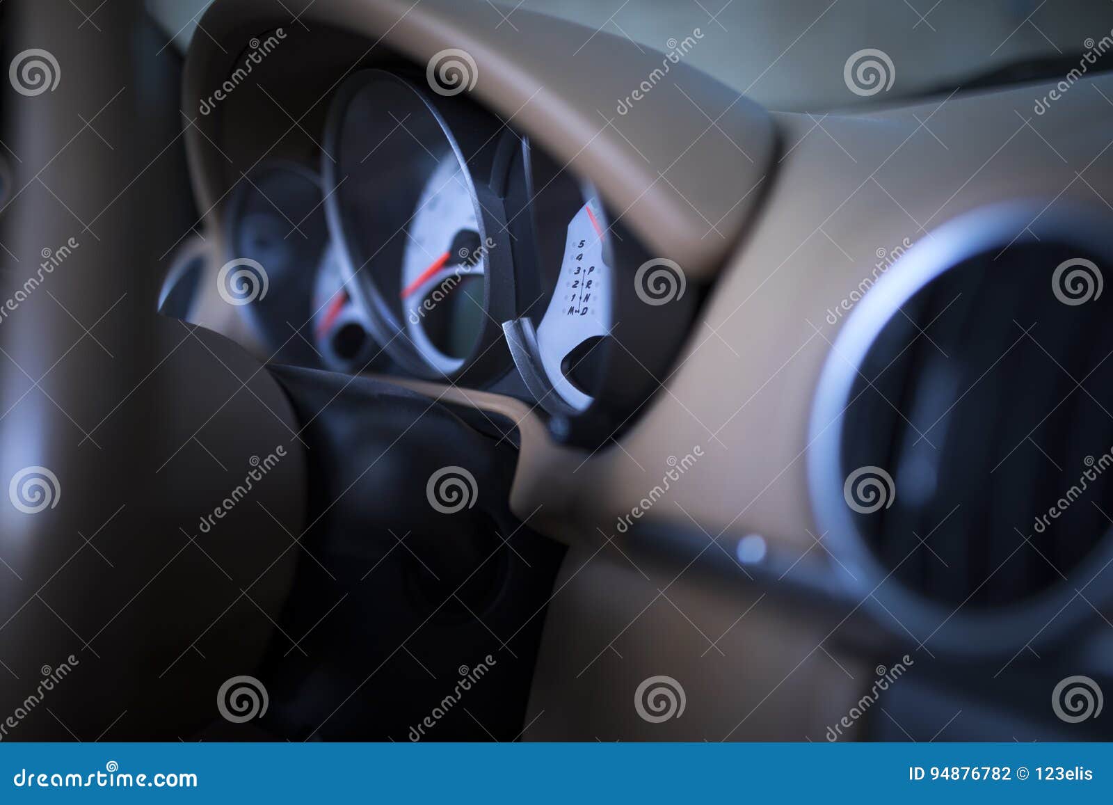 Car Dashboard stock photo. Image of meter, interior, measurement - 94876782