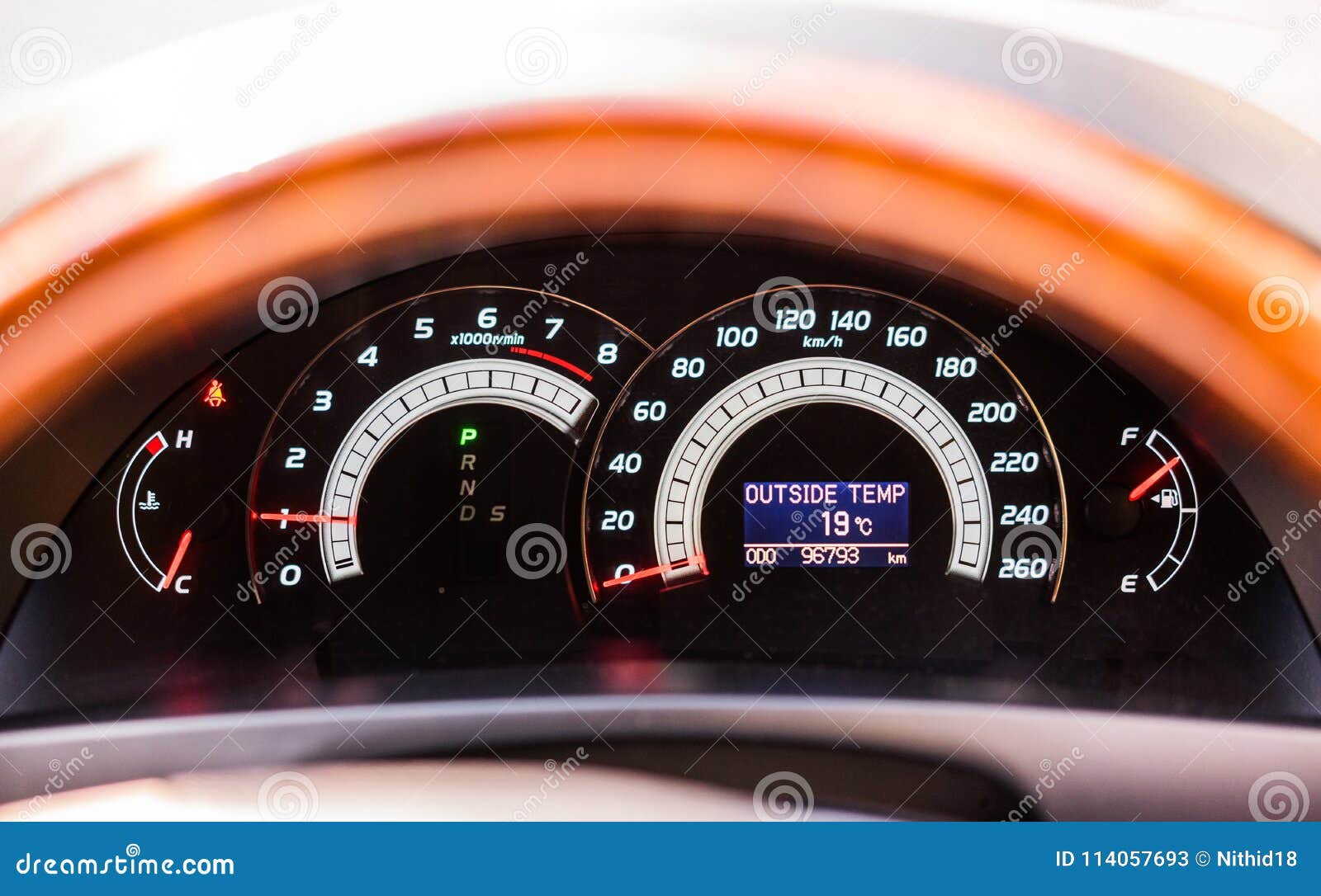 Car Dashboard of Modern Car Stock Image - Image of concept, driving ...