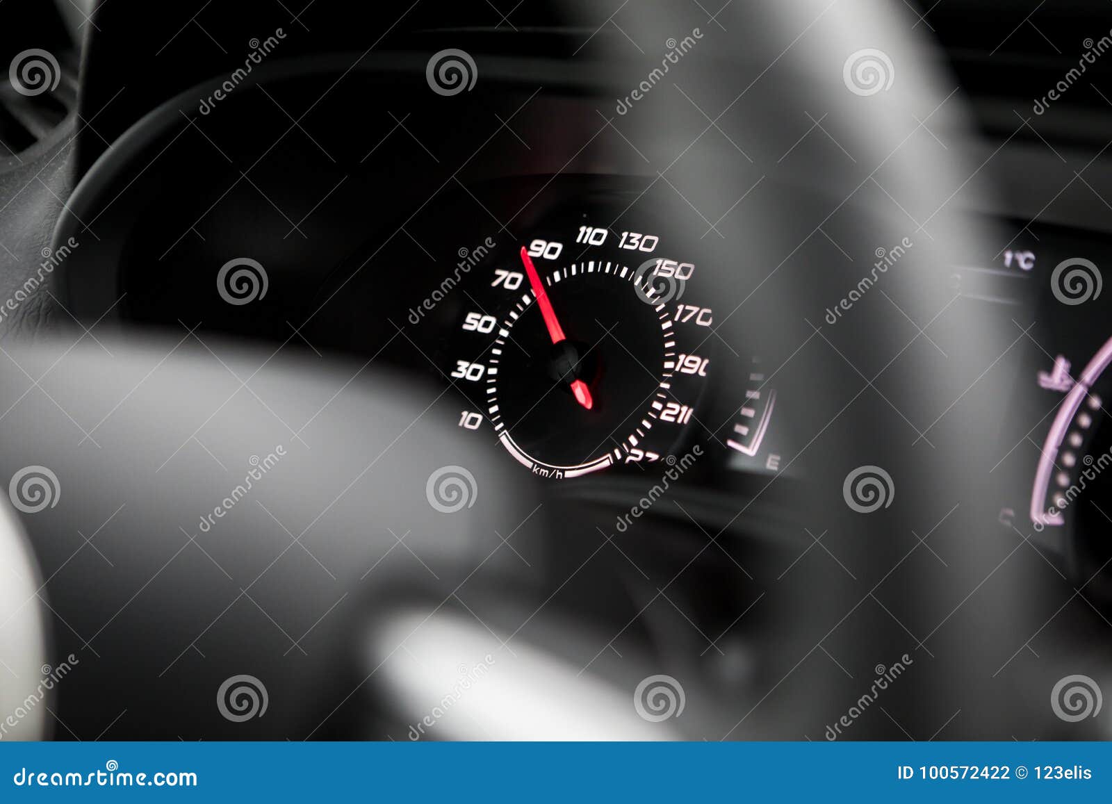 Car Dashboard stock photo. Image of control, gauge, measurement - 100572422