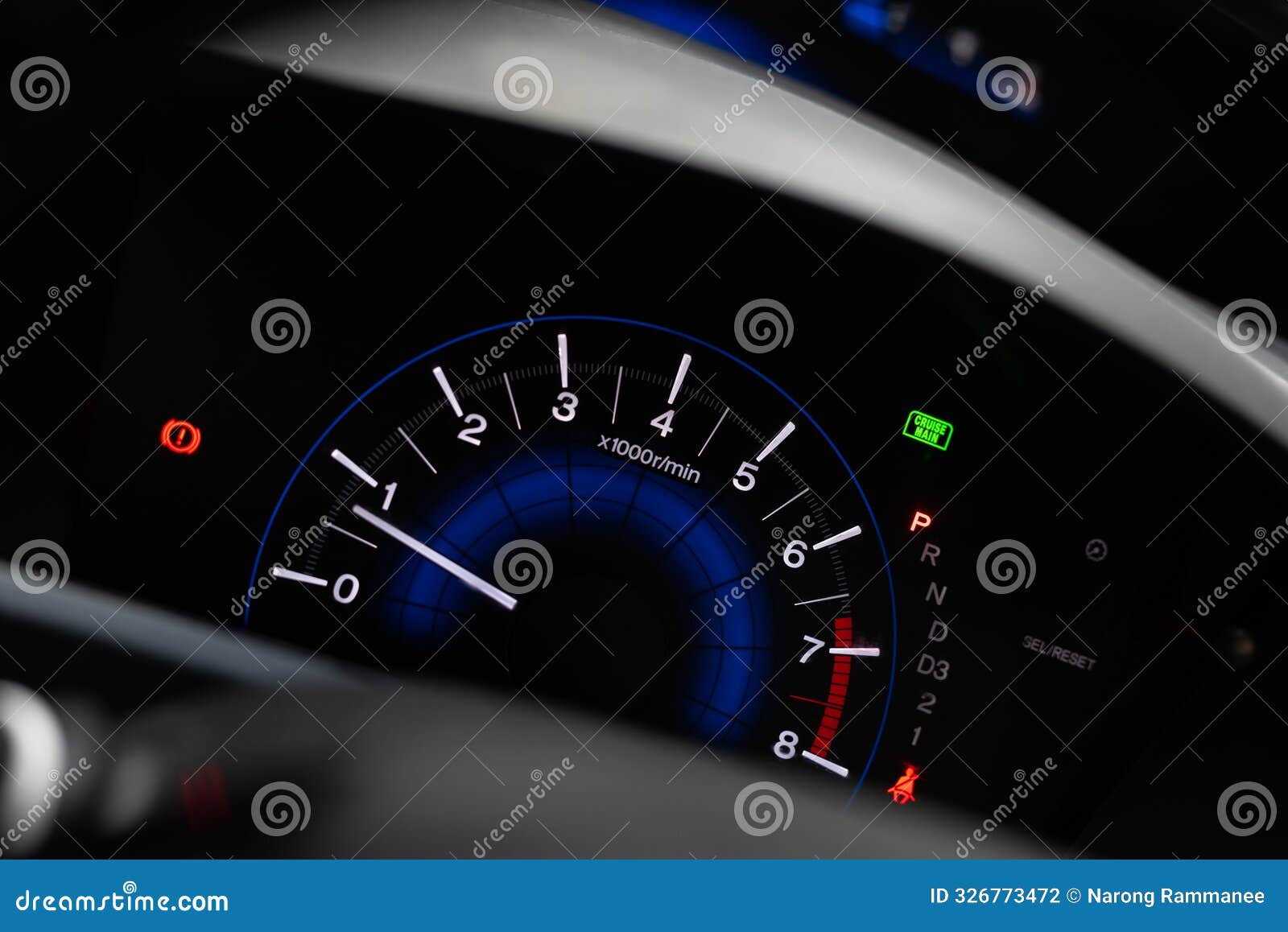 Car Dashboard Panel Indicators. Car Maintenance Signs Stock Photo ...