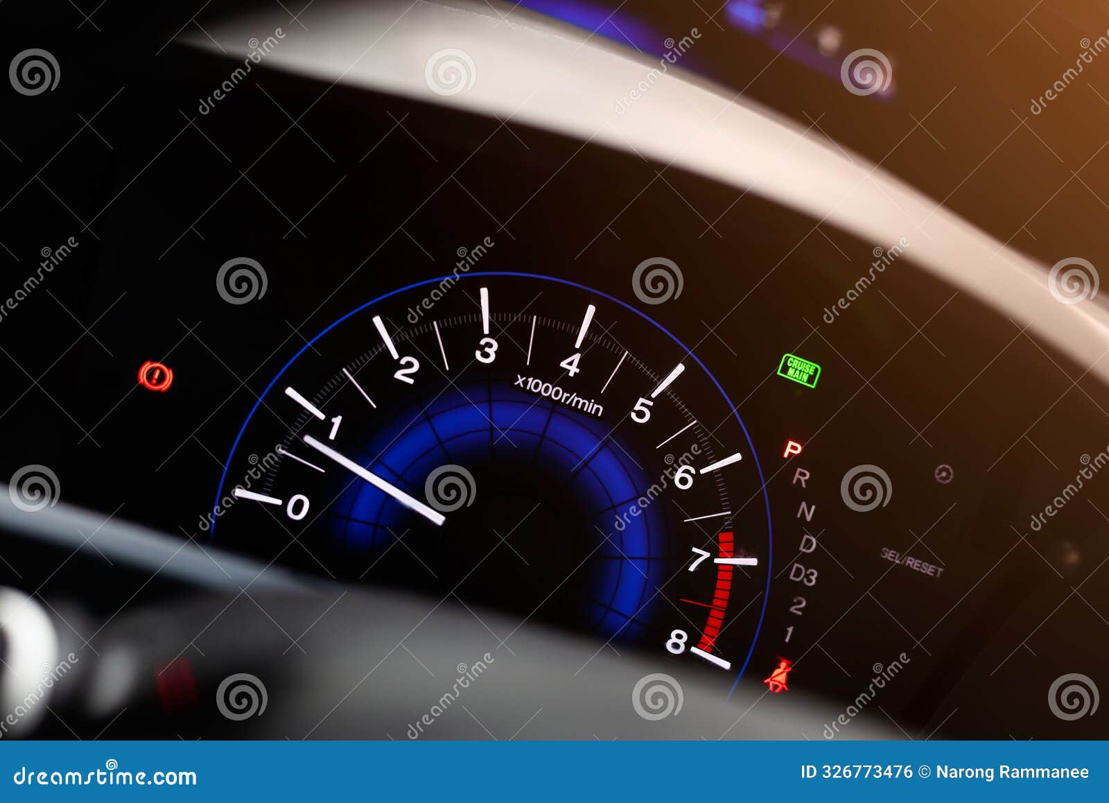 Car Dashboard Panel Indicators. Car Maintenance Signs Stock Photo ...