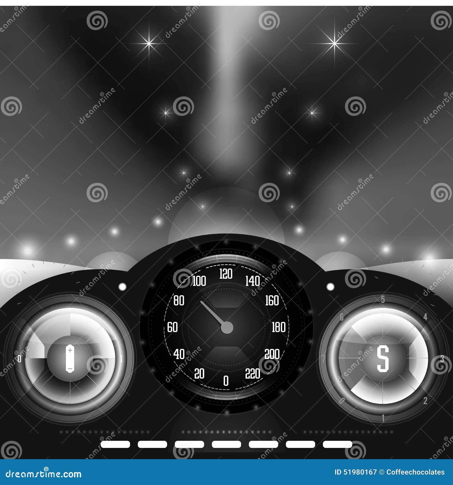Car Dashboards, Vector | CartoonDealer.com #68534588