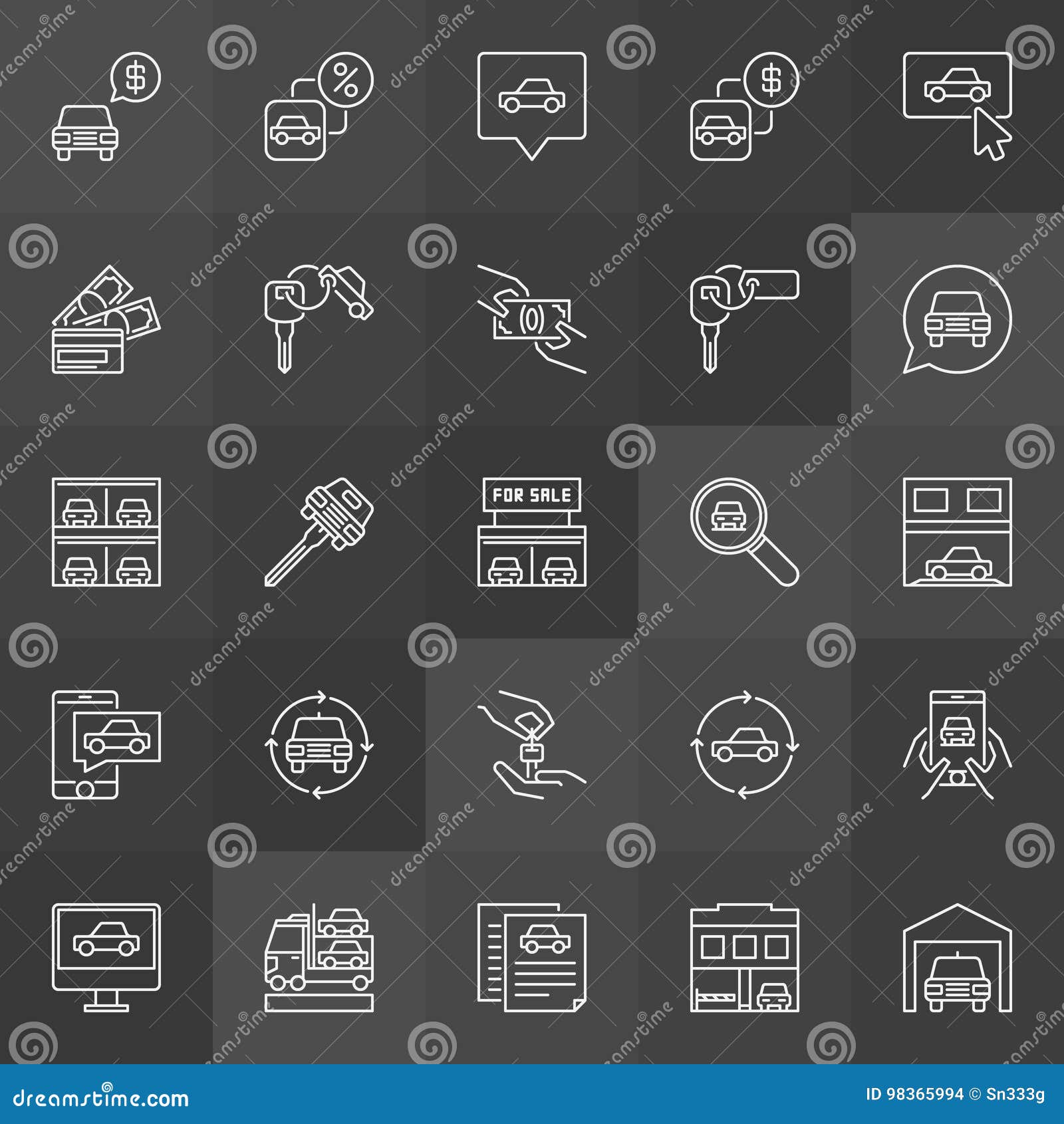 Car Dealership Icon Stock Illustrations – 2,851 Car Dealership Icon ...