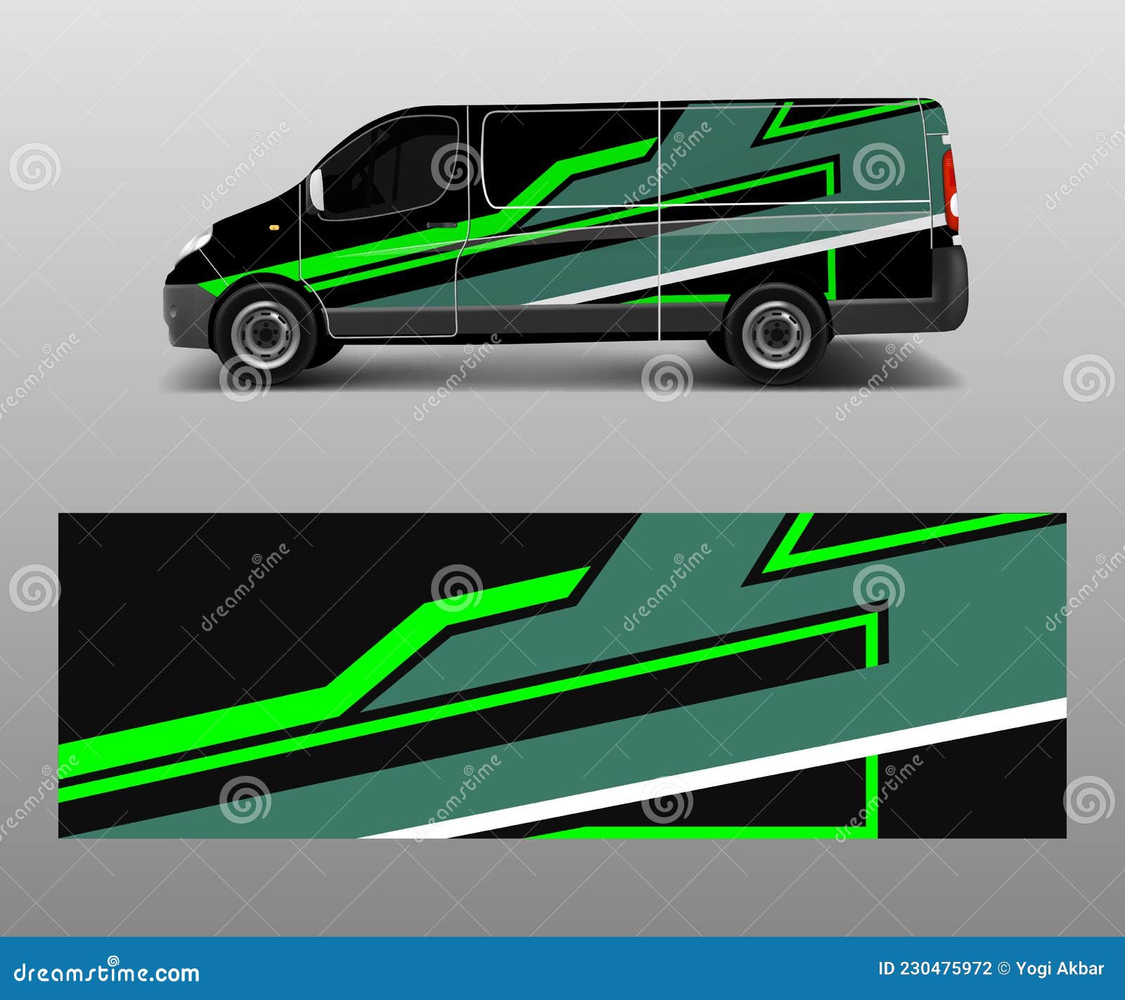 Car Decal Van Designs . Wrap Designs Template Vector Stock Vector ...