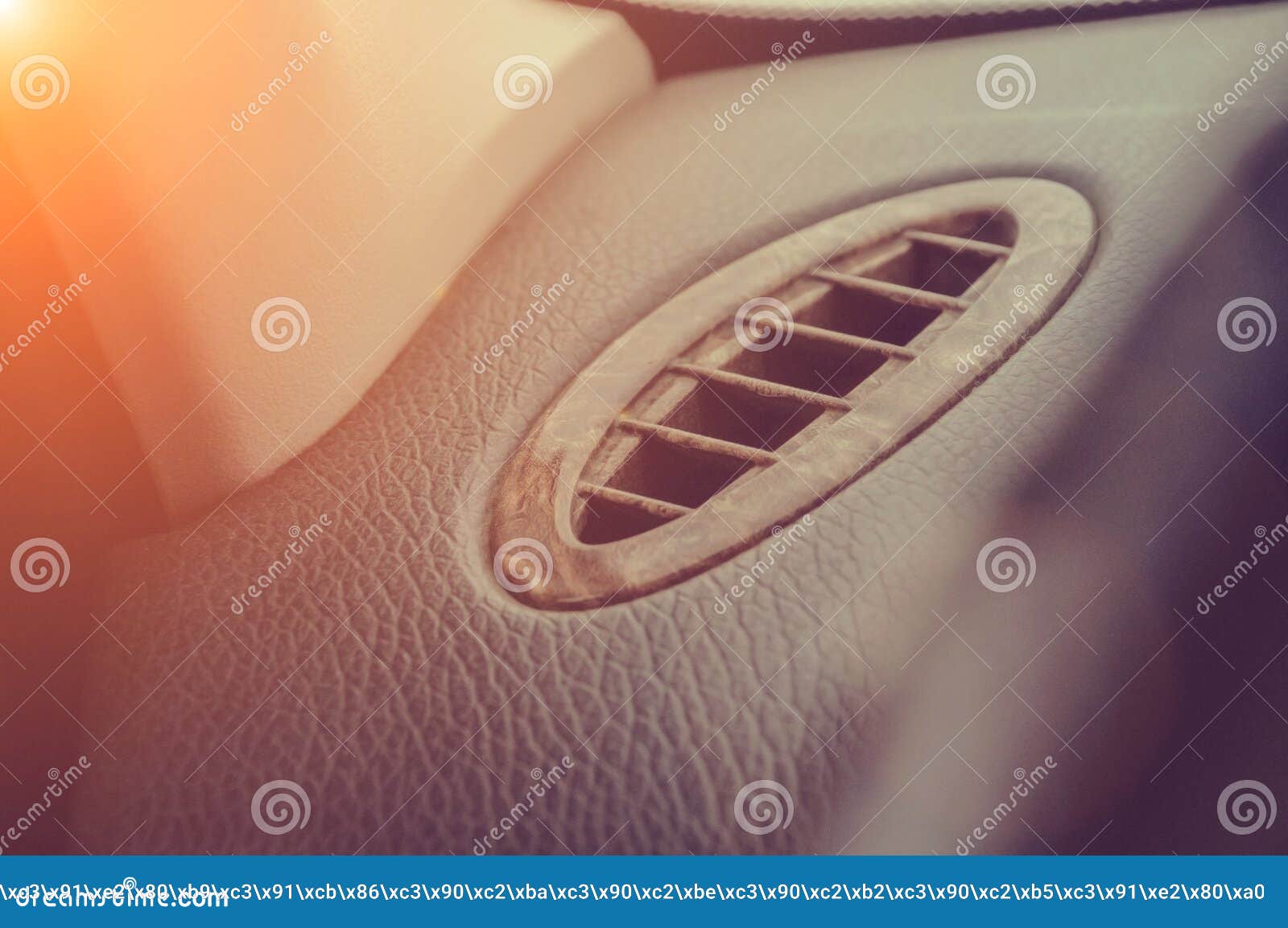Car Deflector in the Car Interior Stock Image - Image of comfort ...