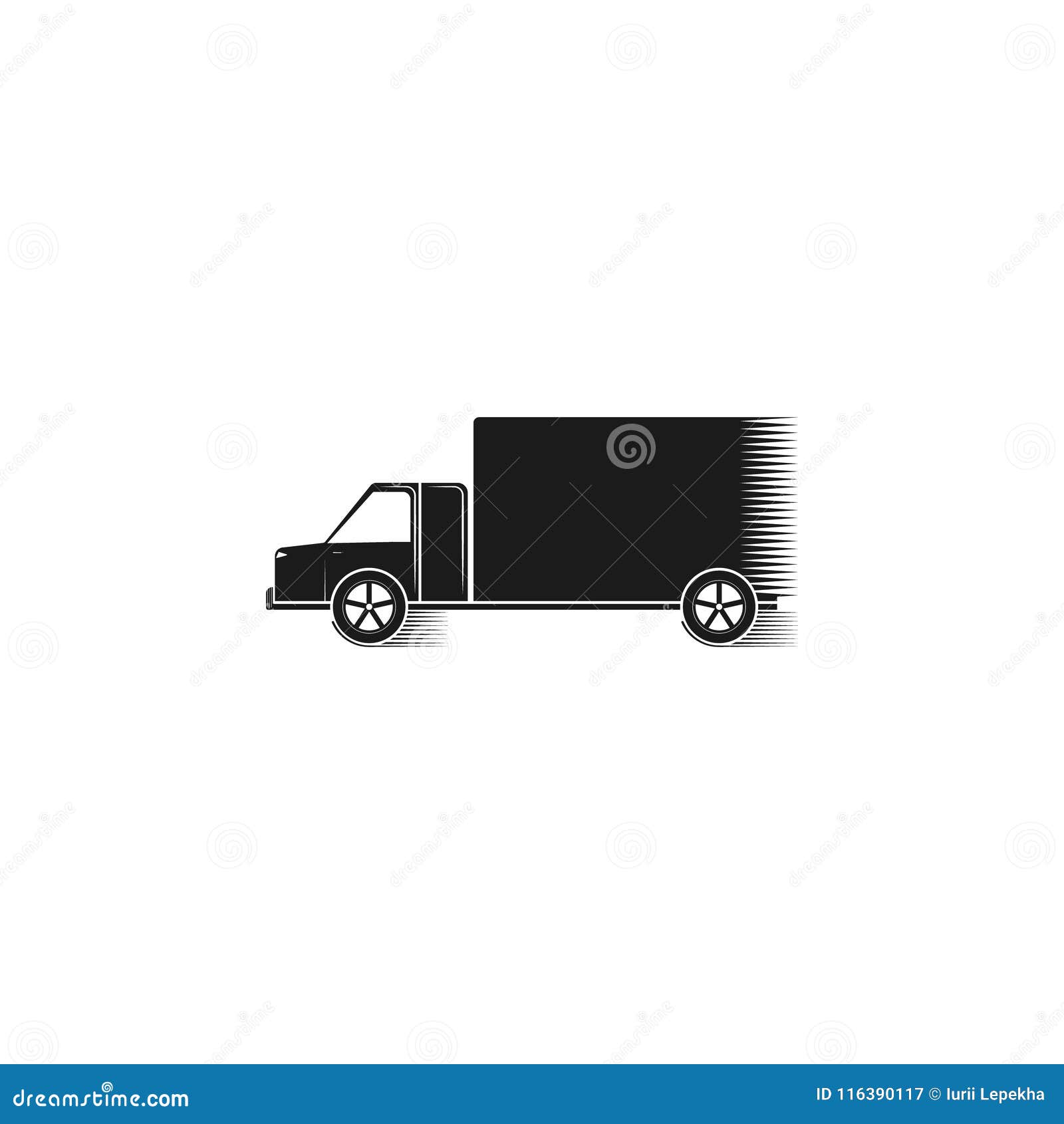 Car Delivery Logo for Design. Vector Illustration. Stock Illustration ...