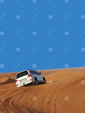 Car in desert stock image. Image of leisure, desert, comfort - 21672541