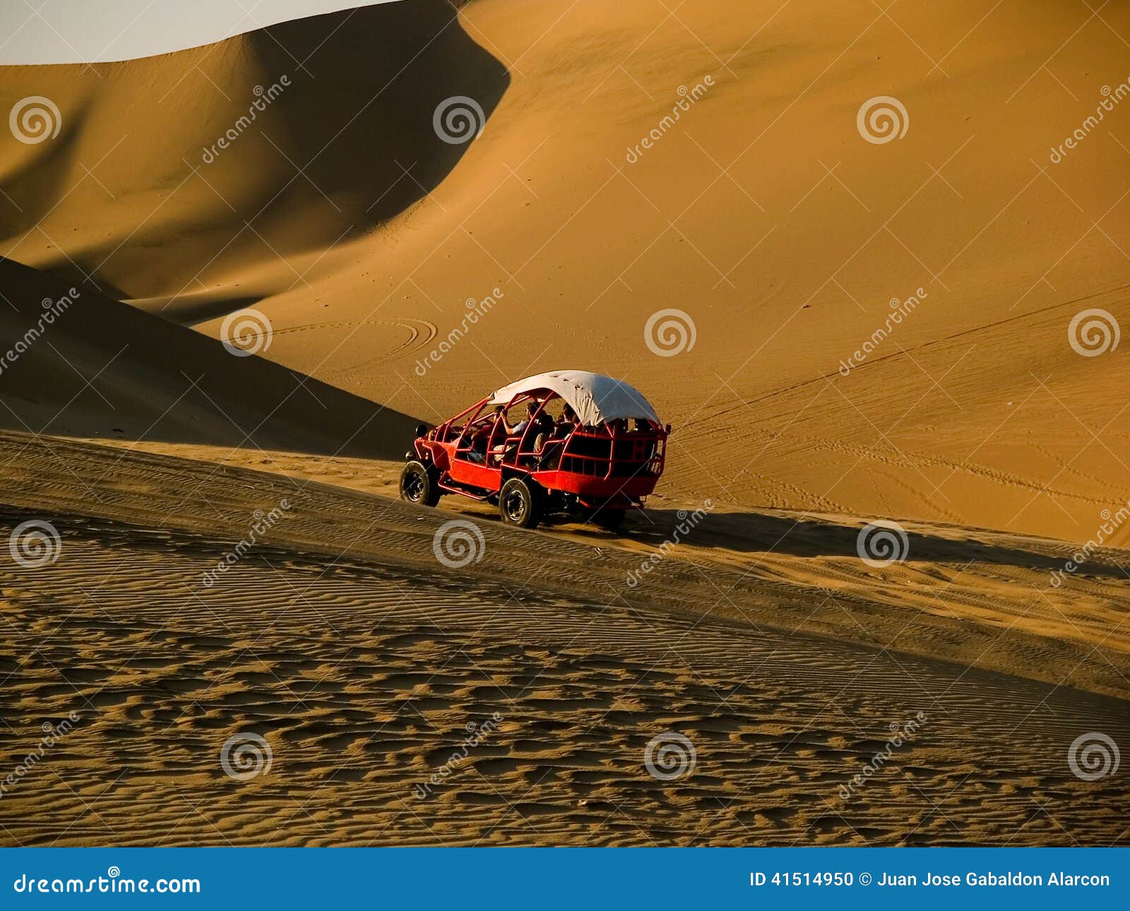 Car in the desert stock photo. Image of lights, clouds - 41514950