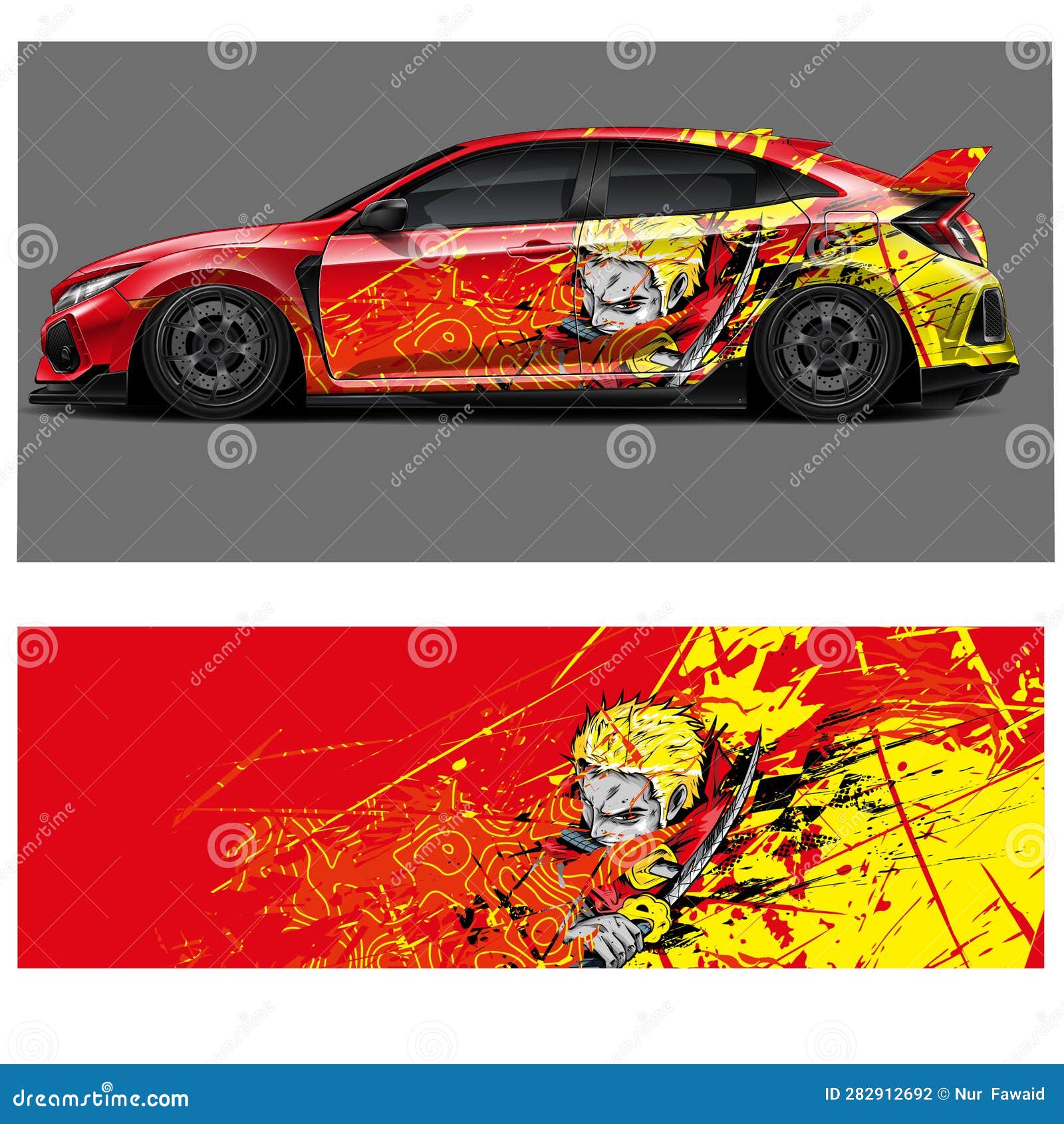 Car Design Livery Vector Abstract Vinyl Sticker Printing. Stock ...