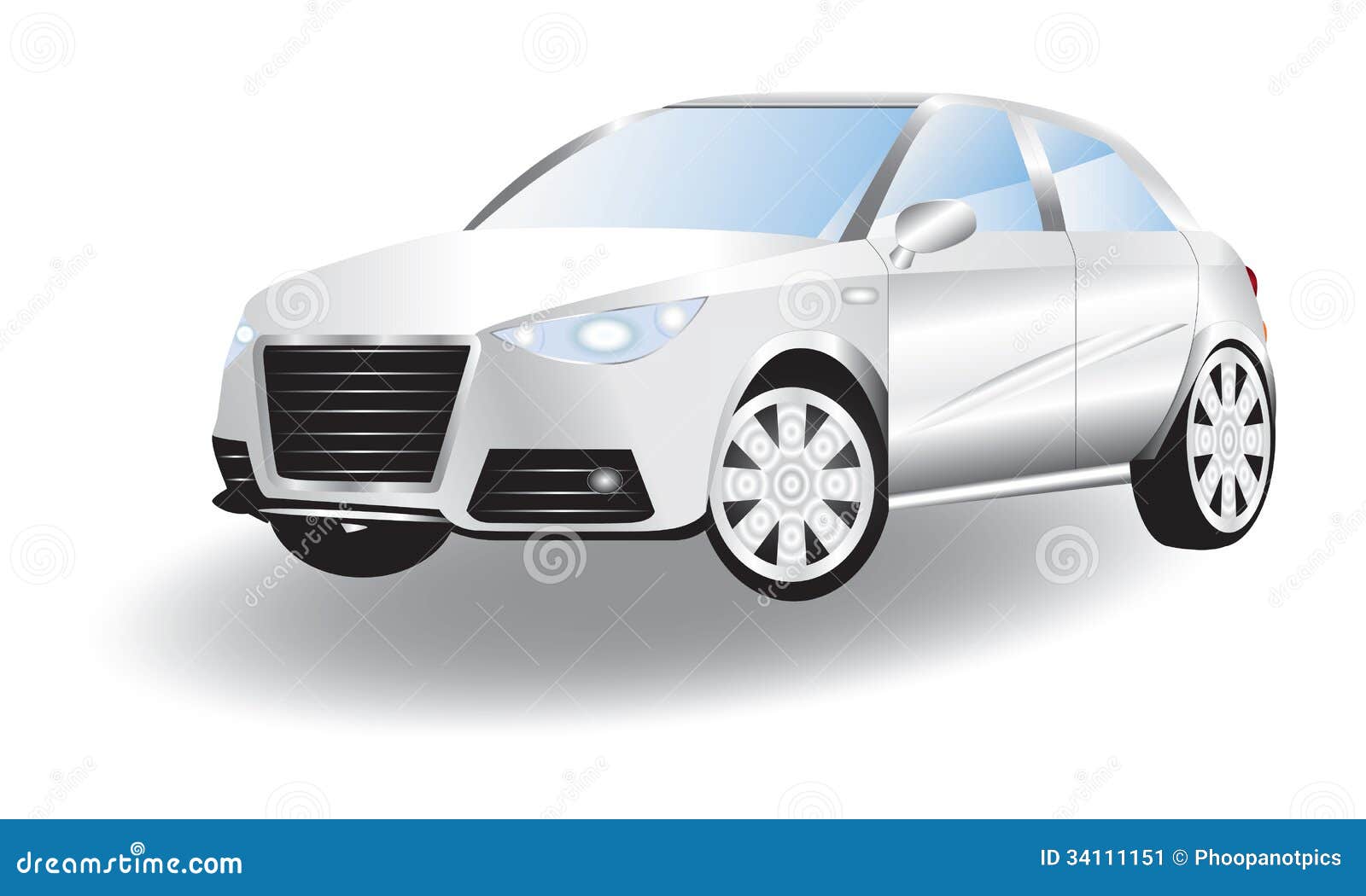 Car design stock illustration. Illustration of classical - 34111151