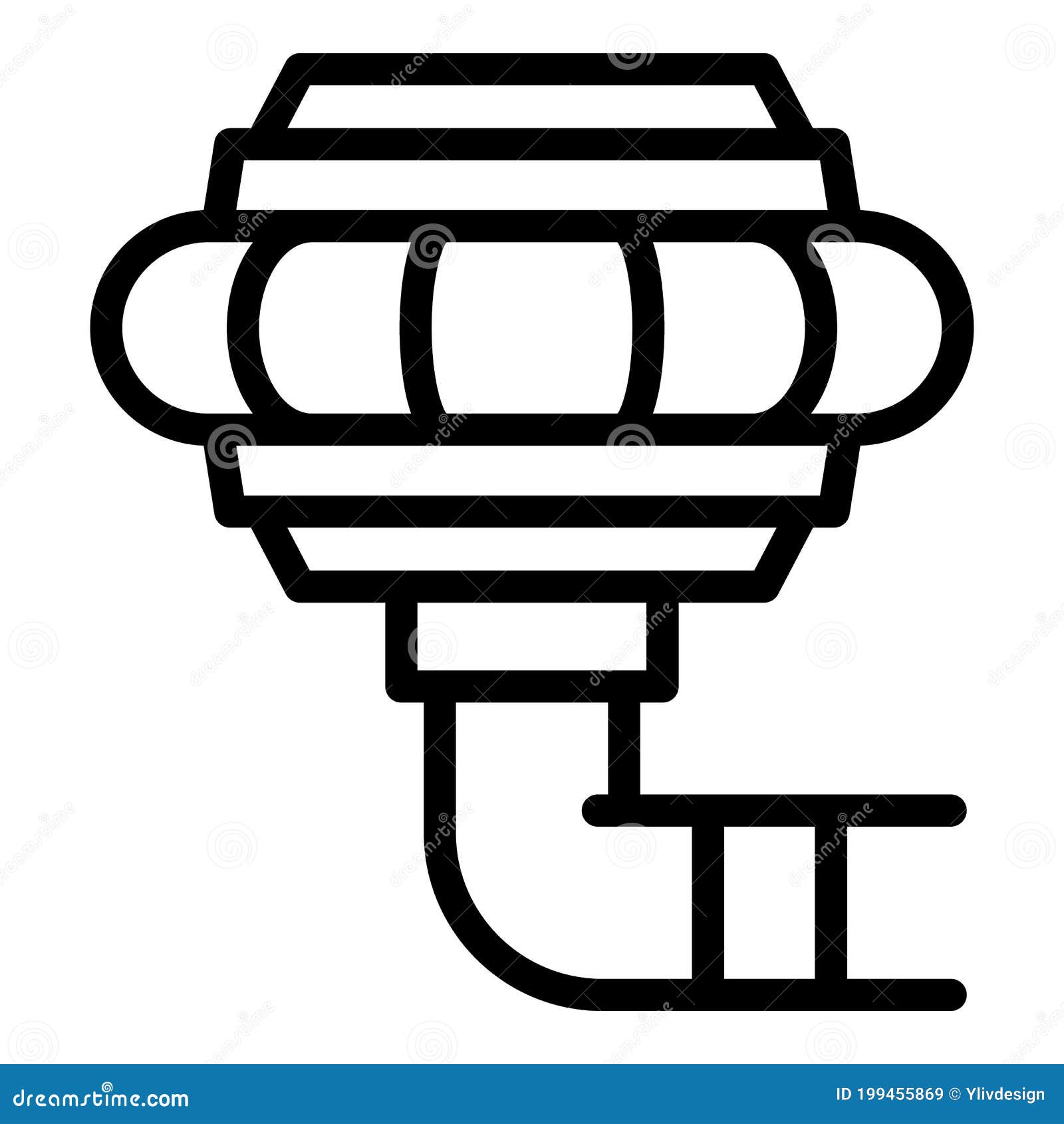 Car Detail Icon, Outline Style Stock Vector - Illustration of angle ...