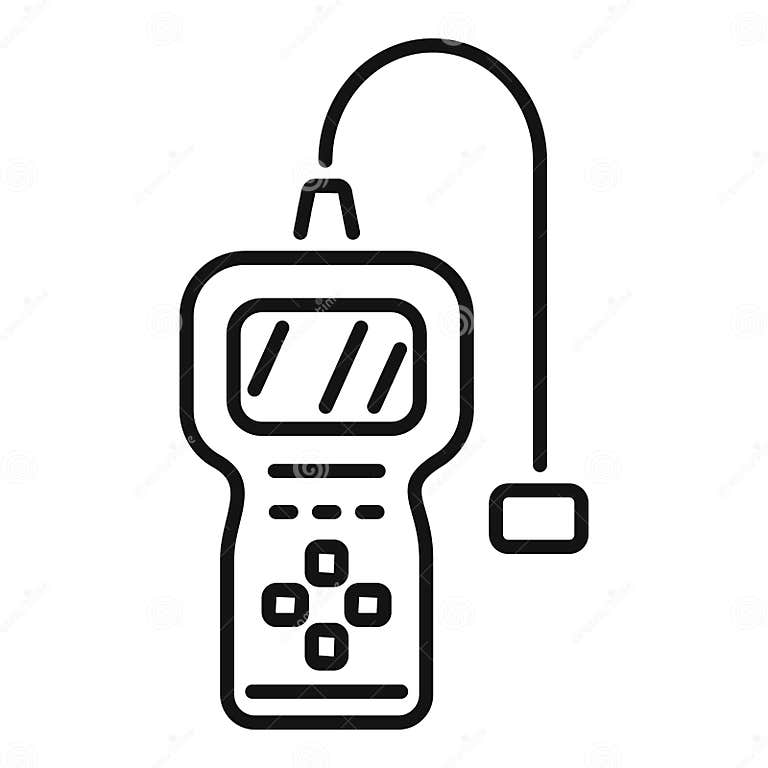 Car Diagnostic Device Showing Engine Trouble Code Icon Stock ...