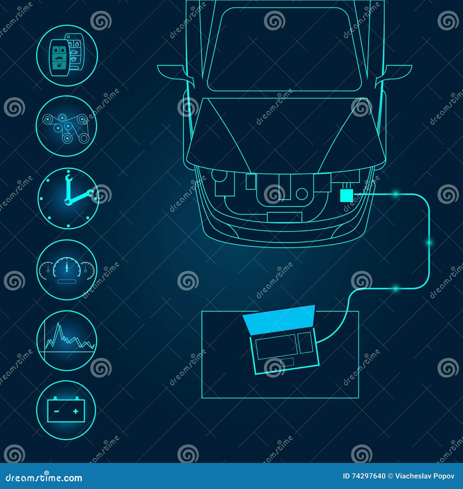 Car diagnostics icon stock vector. Illustration of connect - 74297640 Car diagnostics icon stock vector. Illustration of connect - 74297640