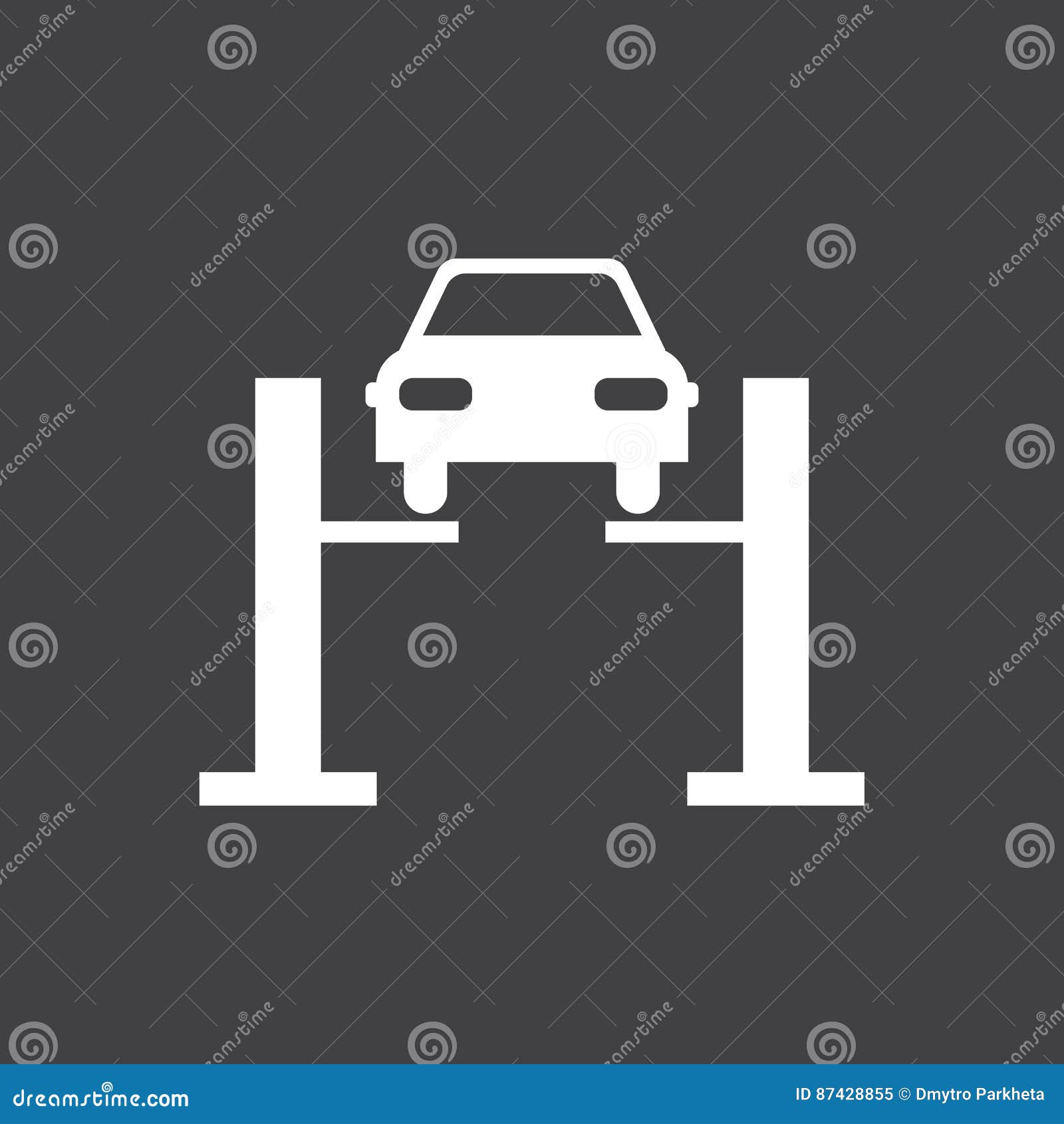 Car diagnostics icon stock vector. Illustration of test - 87428855