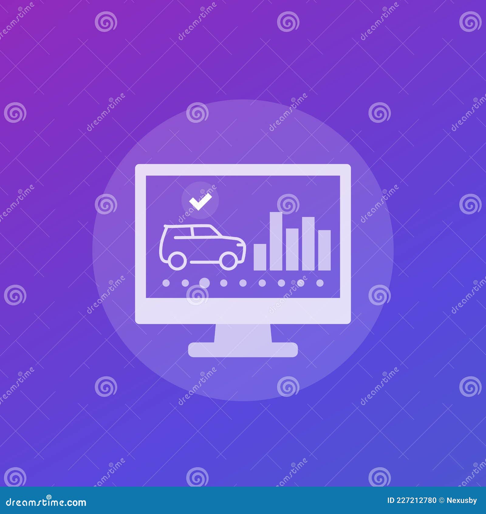 Car Diagnostics Icon, Vector Art Stock Vector - Illustration of icon ...