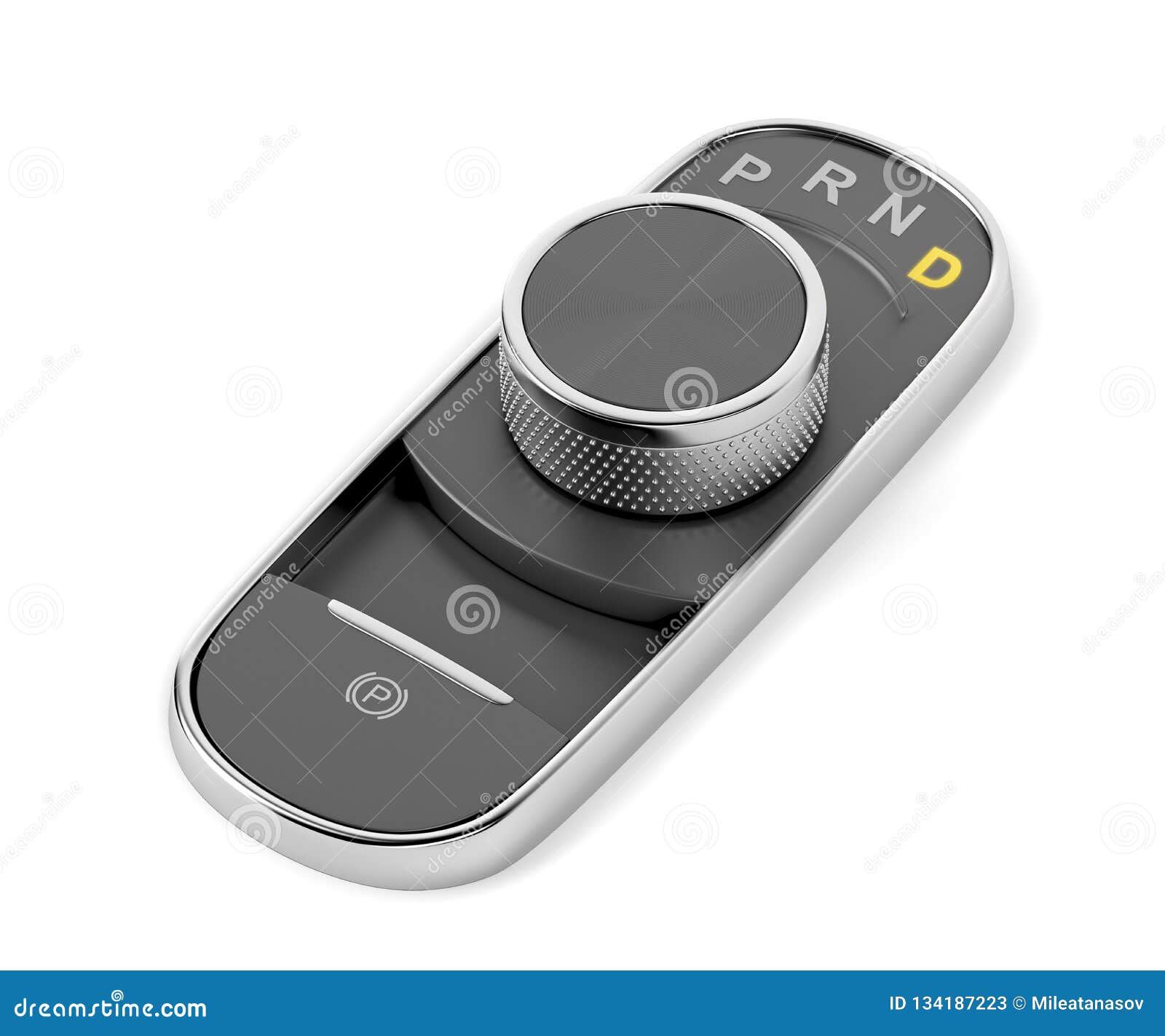 Car dial gear selector stock illustration. Illustration of gearstick ...