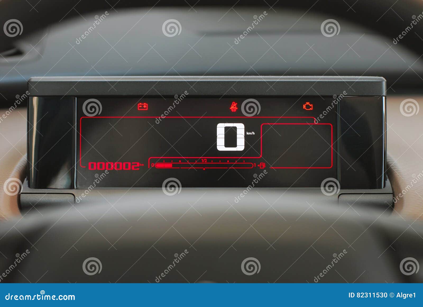 Car digital dashboard stock photo. Image of action, levels - 82311530