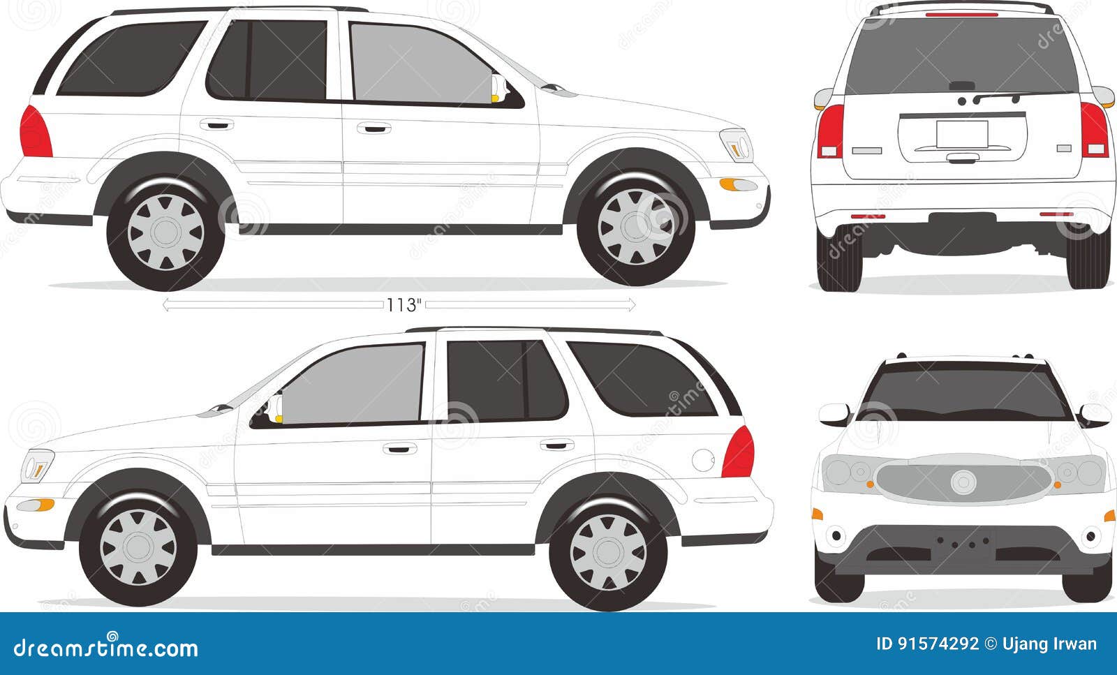 Car dimension style stock vector. Illustration of company - 91574292