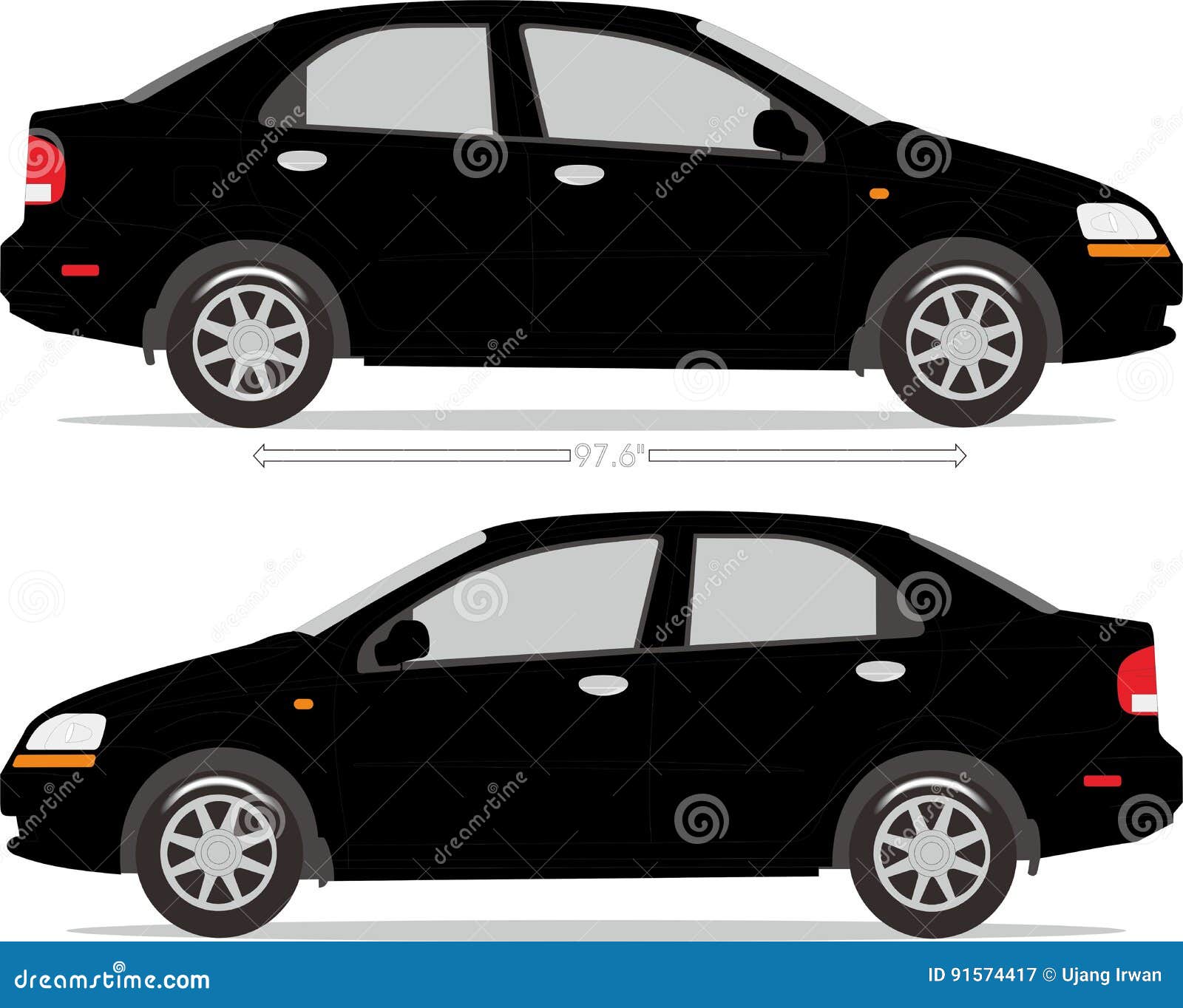 Car dimension style stock illustration. Illustration of corporate ...