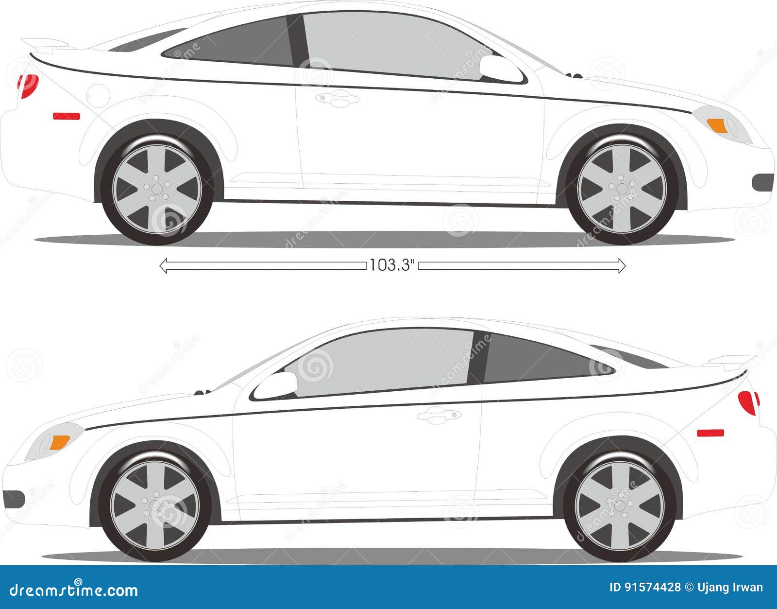 Car dimension style stock illustration. Illustration of emblem - 91574428